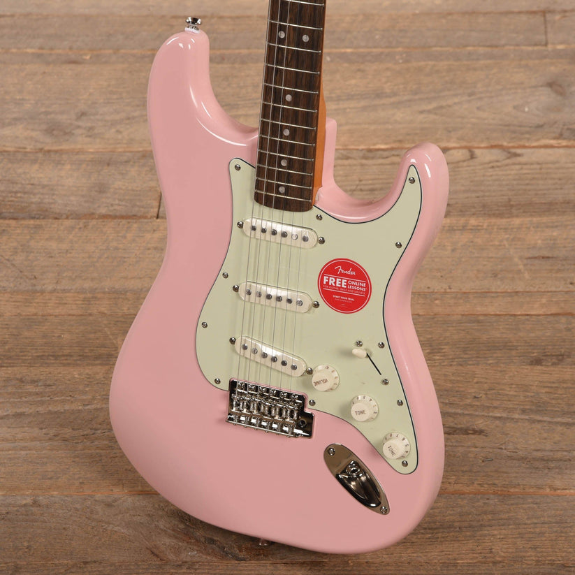Squier Classic Vibe '60s Stratocaster Shell Pink w/Mint Pickguard ...