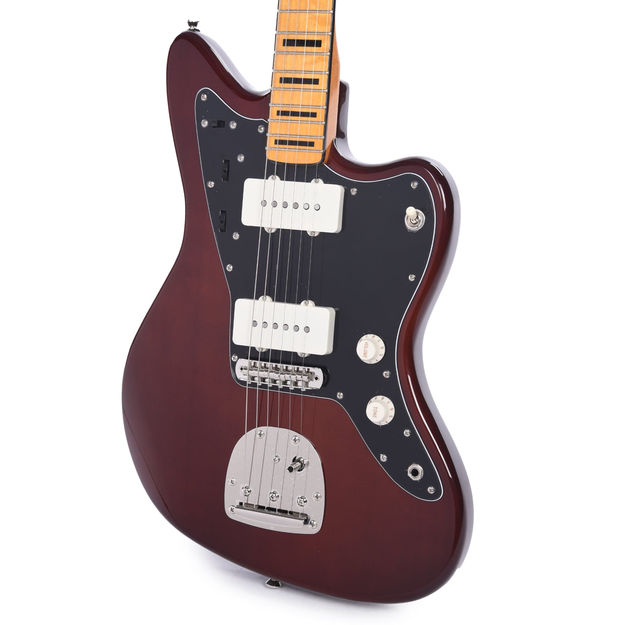 Squier Classic Vibe '70s Jazzmaster Maple Neck Walnut w/Black Blocks/B ...