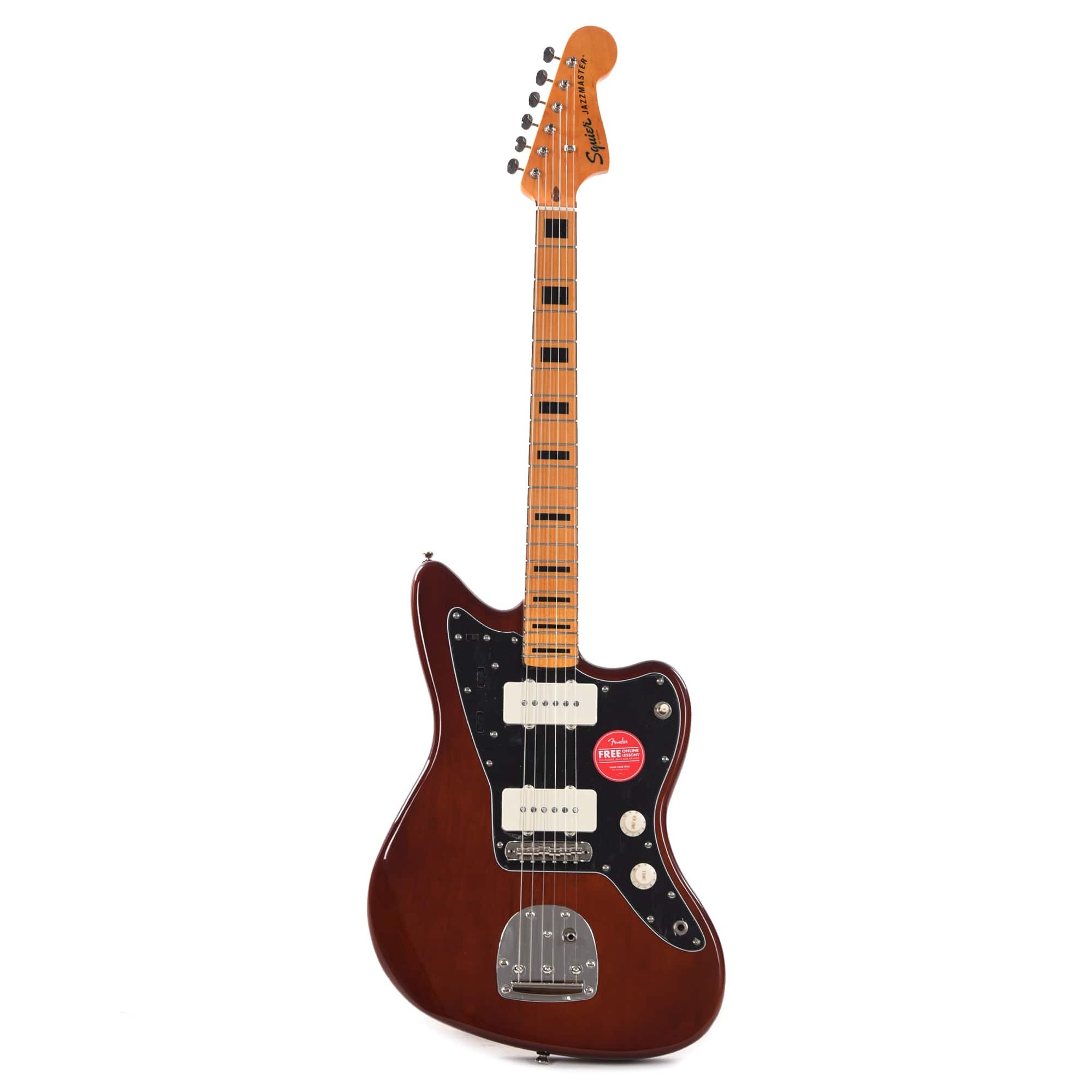 Squier Classic Vibe '70s Jazzmaster Maple Neck Walnut w/Black Blocks/B ...