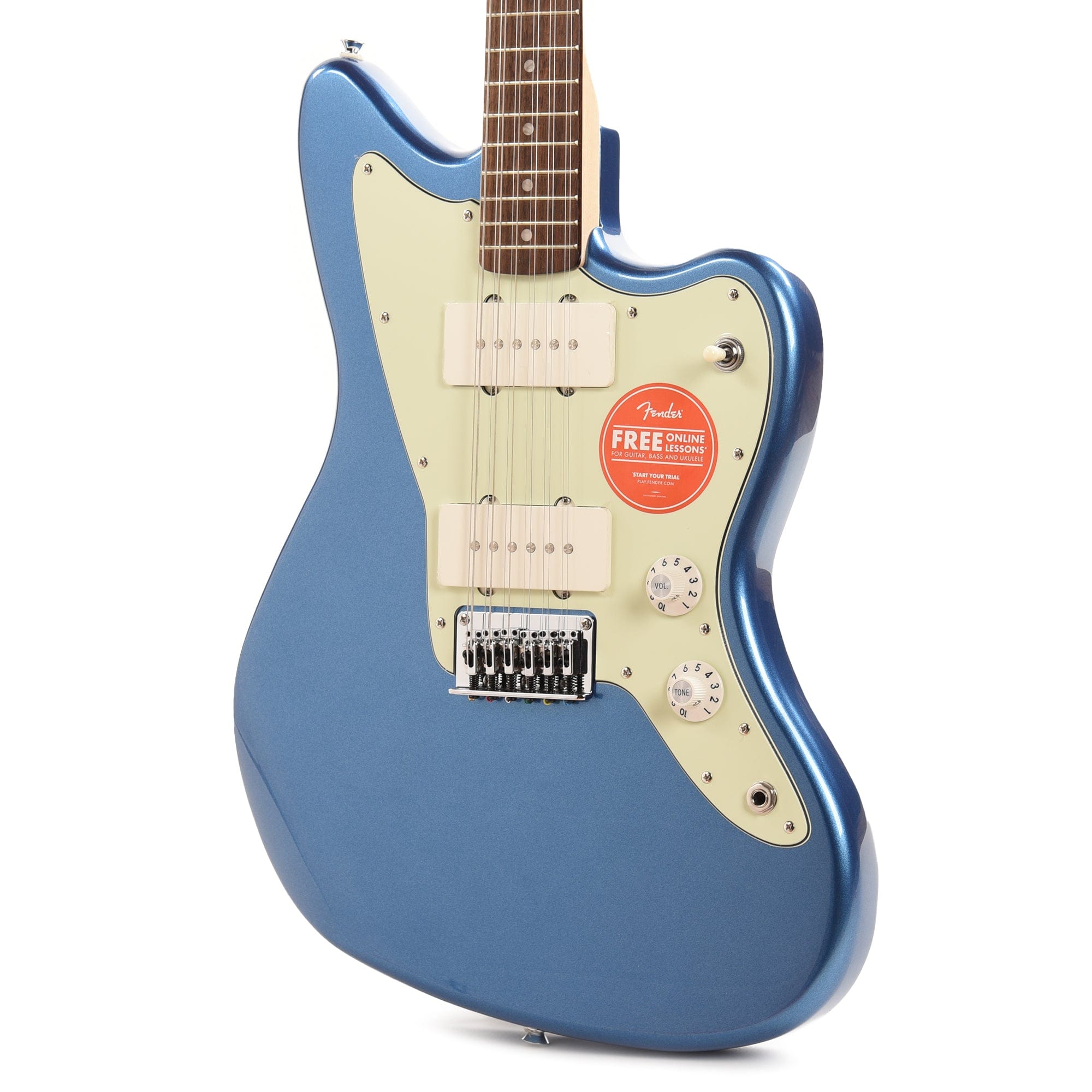 Squier Paranormal Jazzmaster XII Lake Placid Blue – Chicago Music Exchange