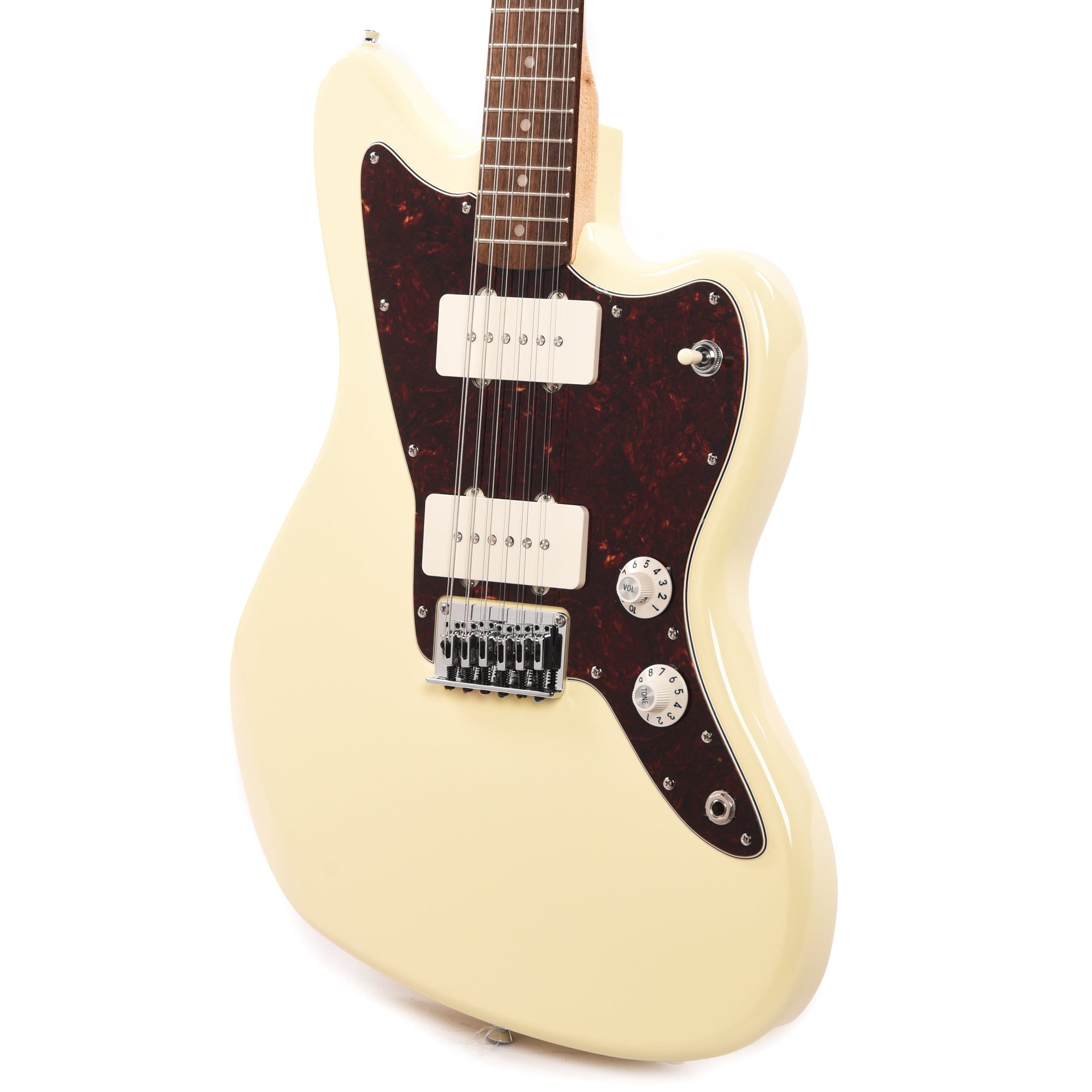 Squier Paranormal Jazzmaster XII Olympic White – Chicago Music Exchange