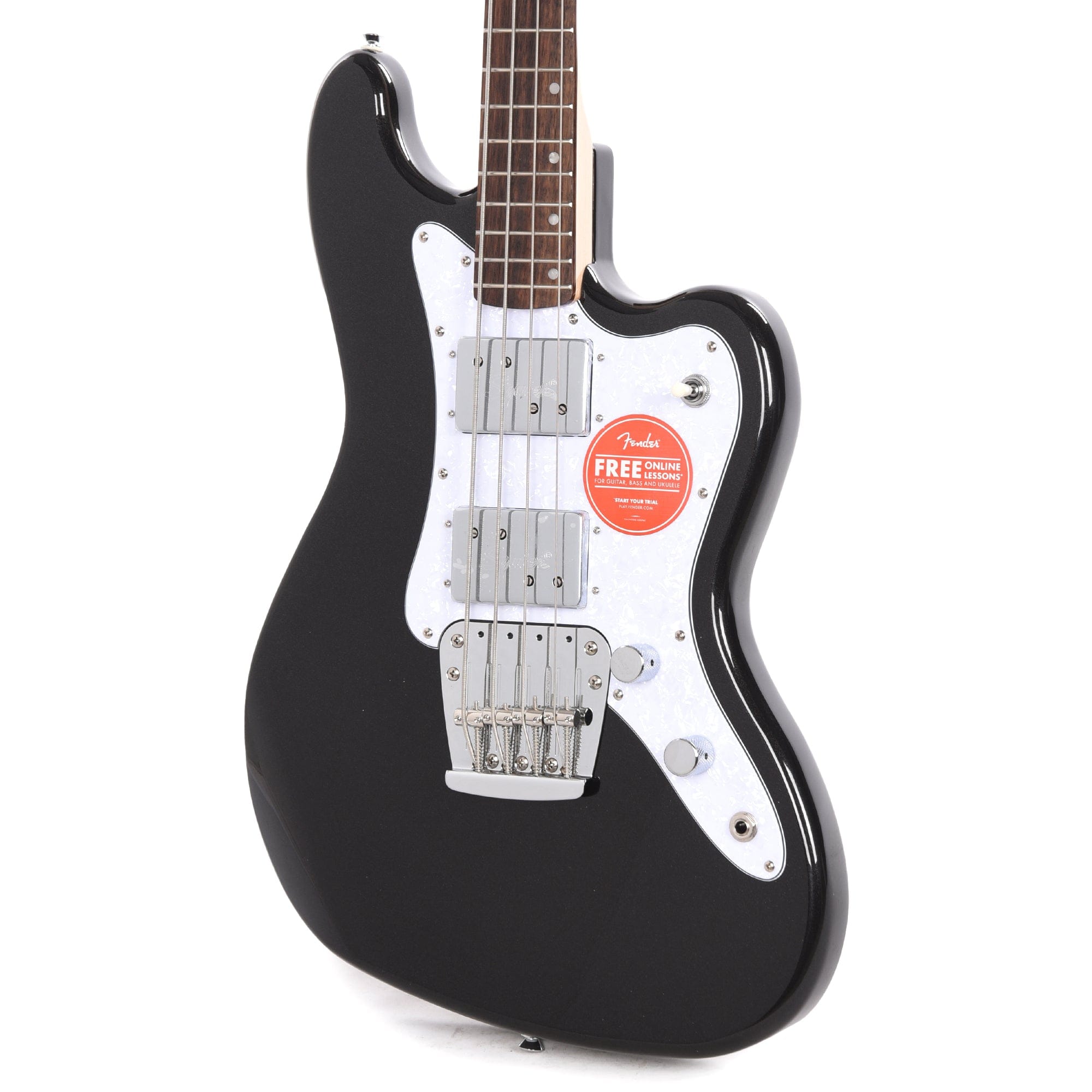 Squier Paranormal Rascal Bass HH Metallic Black – Chicago Music Exchange