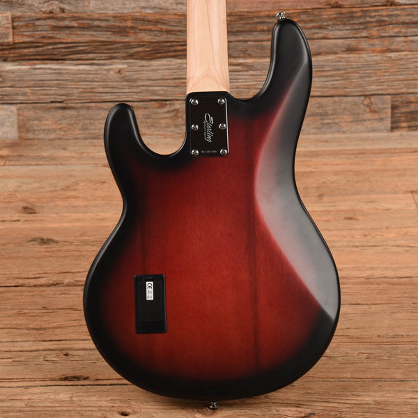 Sterling by Music Man S.U.B. Series StingRay Ruby Red Burst Satin ...