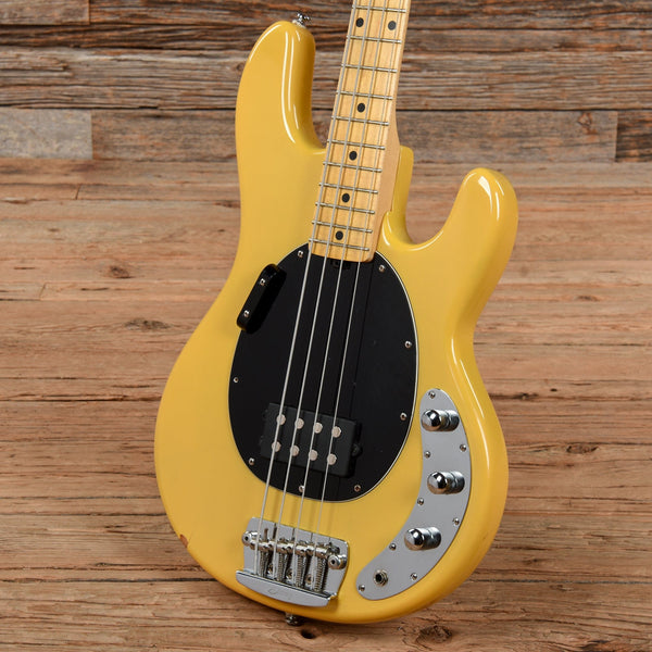 Sterling by Music Man StingRay 4 Yellow – Chicago Music Exchange