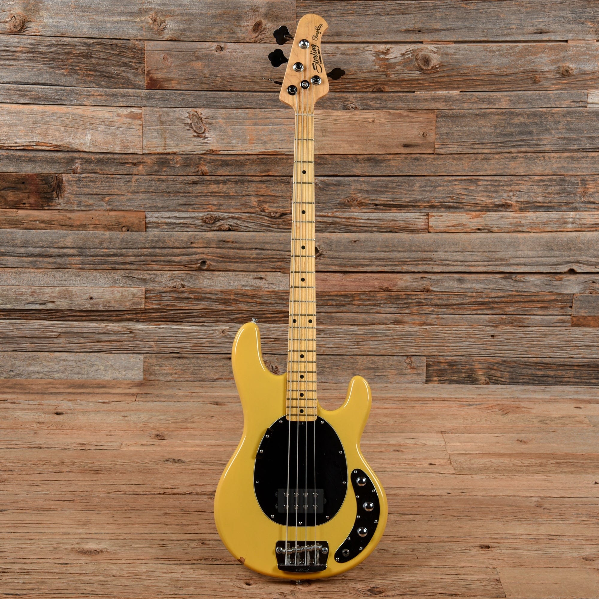 Sterling by Music Man StingRay 4 Yellow – Chicago Music Exchange