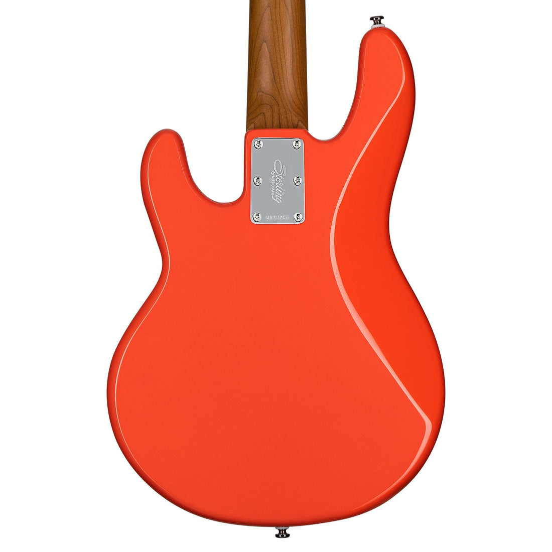 Sterling By Music Man StingRay Short Scale RAYSS4 Fiesta Red Bass Guit ...