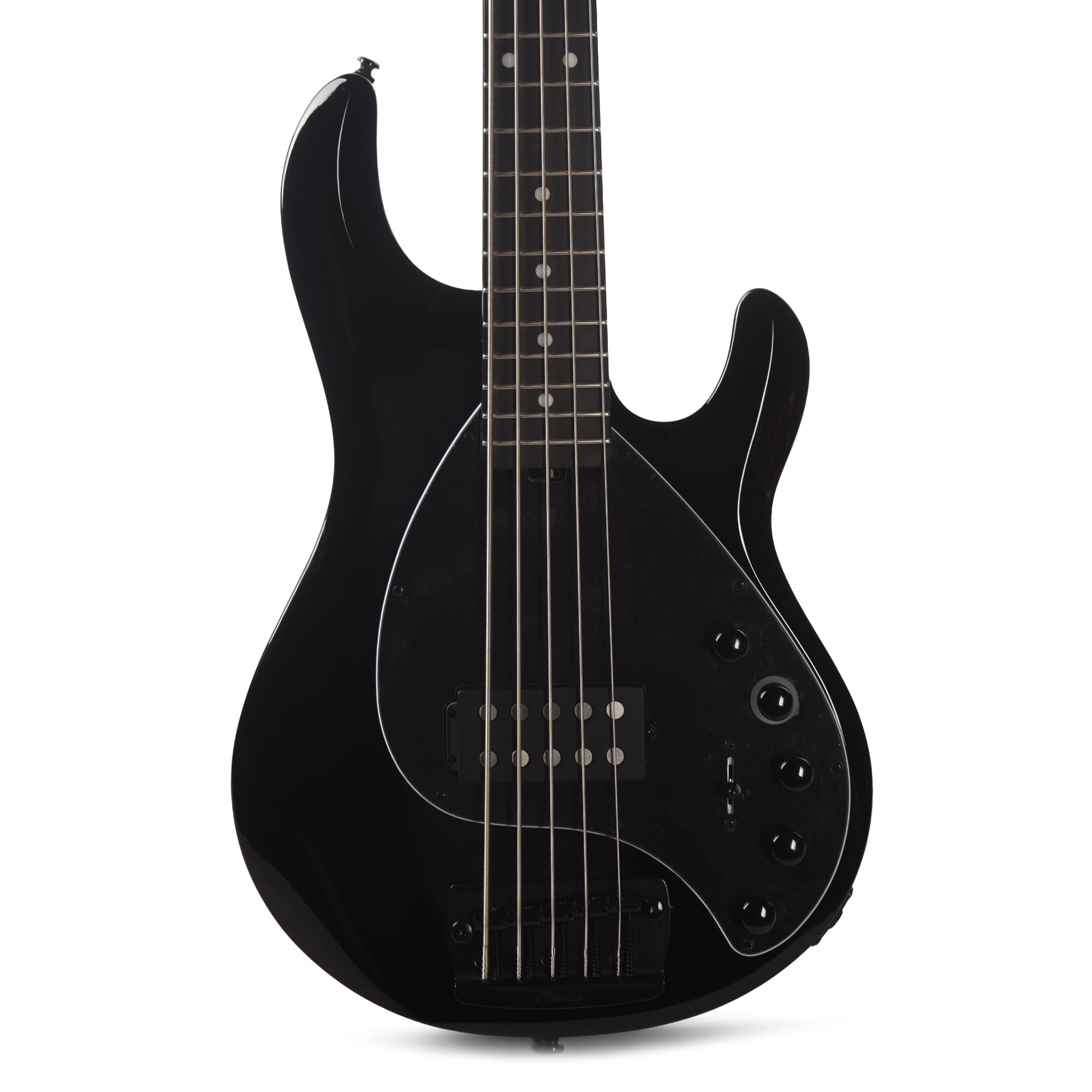 Sterling by Music Man DarkRay5 5-String Bass Black – Chicago Music Exchange