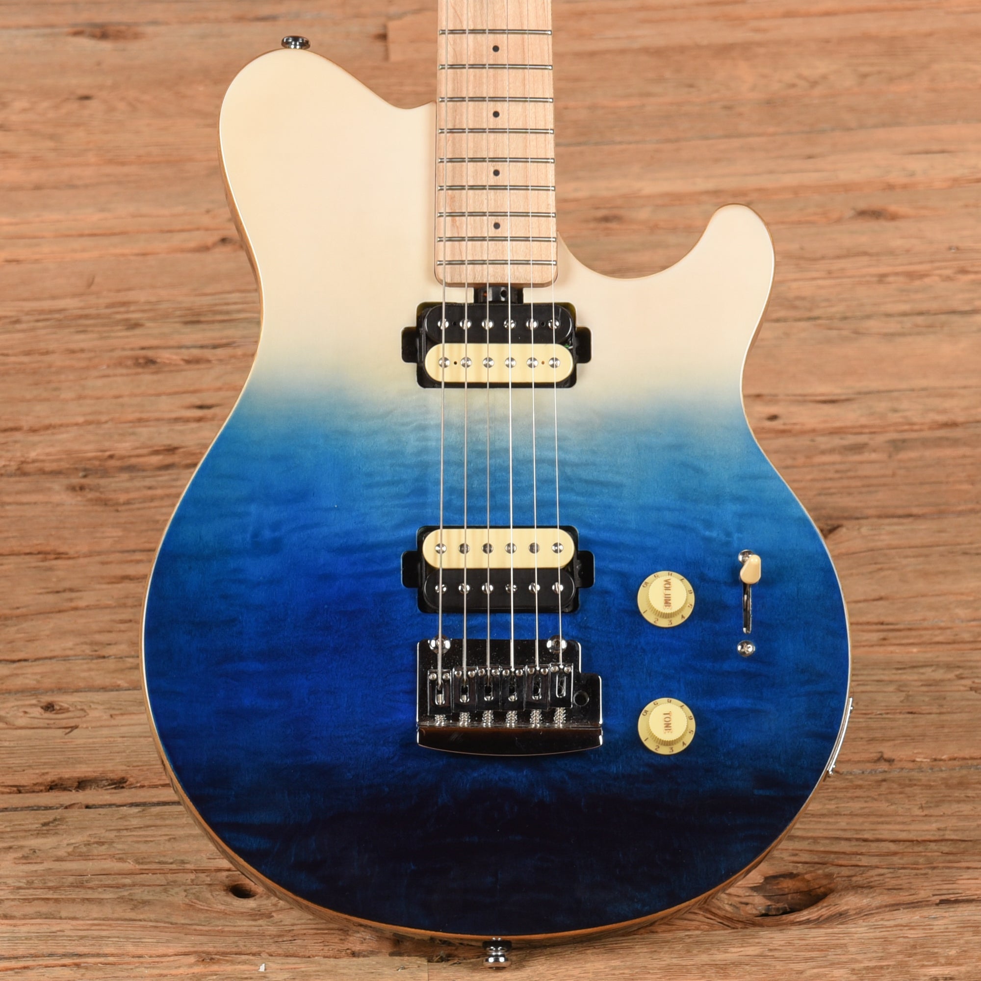 Sterling by Music Man Axis Sub Series Spectrum Blue – Chicago Music ...