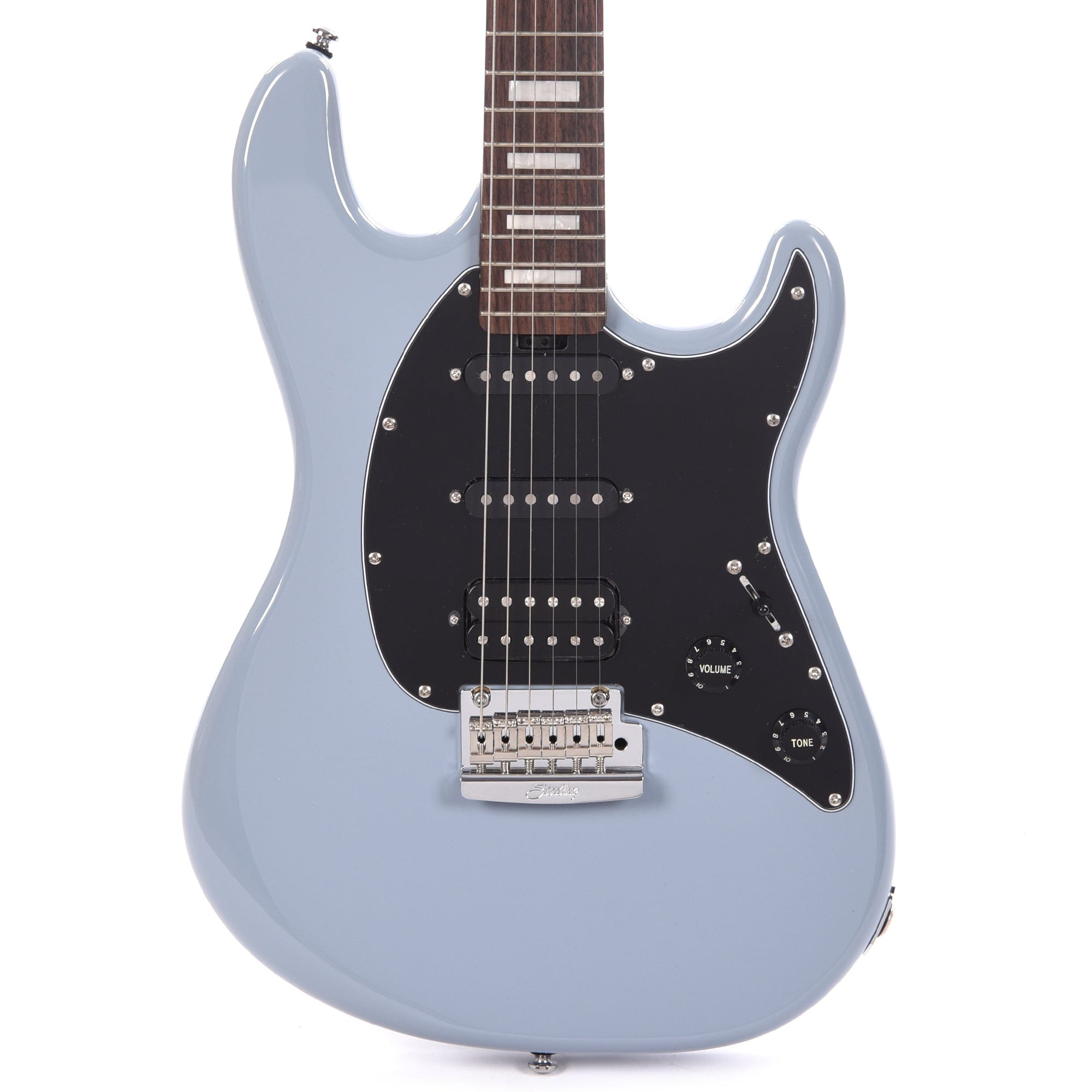 Sterling by Music Man Cutlass Plus CT50XHSS Aqua Grey – Chicago Music ...