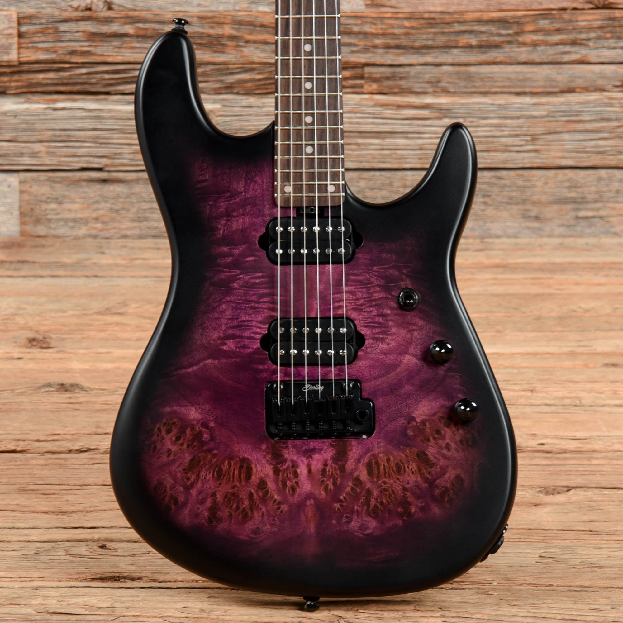 Sterling by Music Man Jason RIchardson Signature Cutlass Dark Scarlet ...