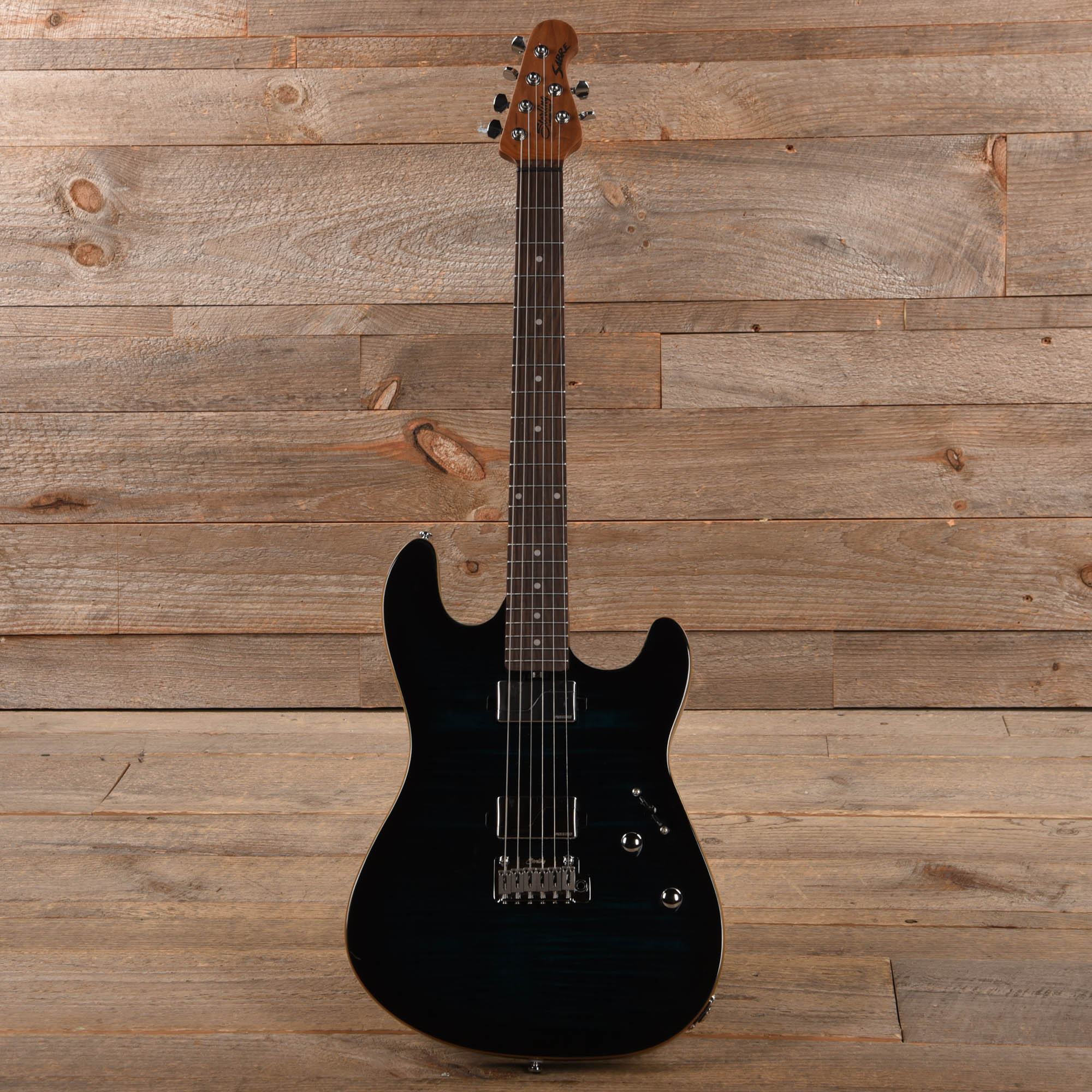 Sterling by Music Man Sabre Guitar Deep Blue Burst – Chicago Music Exchange