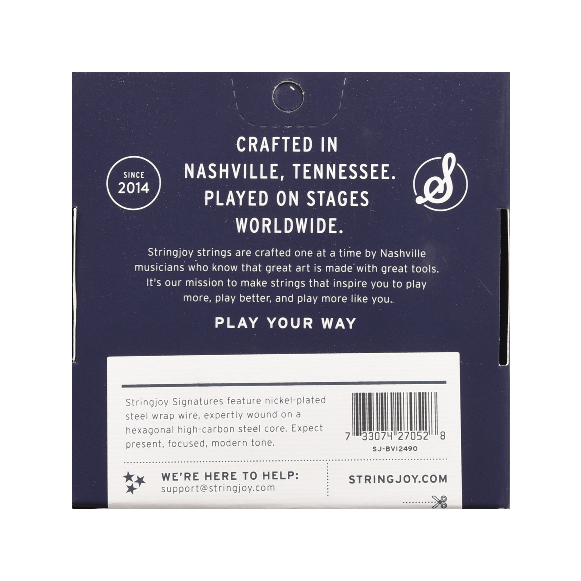 Stringjoy Signatures Bass VI Balanced Medium Gauge 24-90 Nickel Wound ...