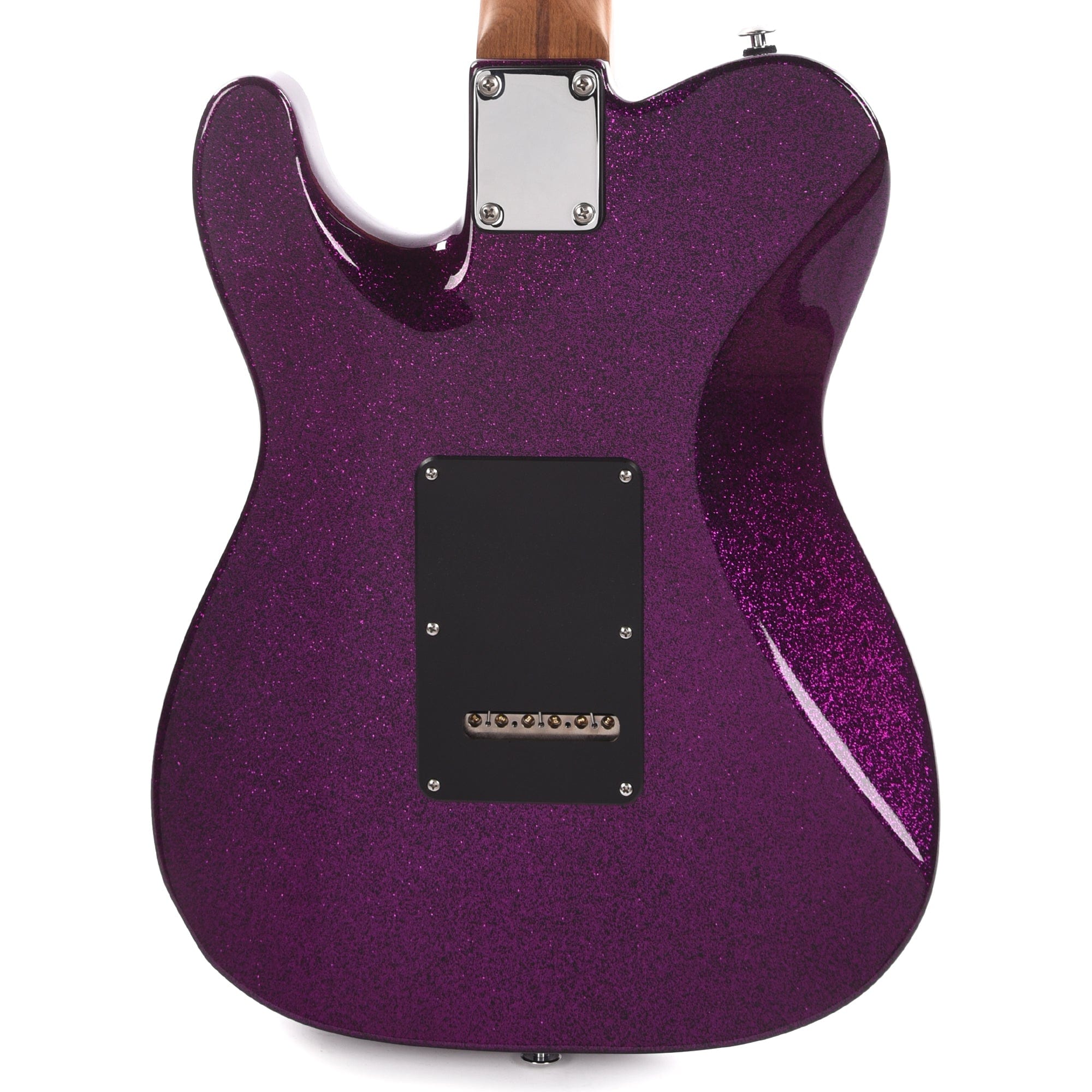 Suhr Custom Classic T Paulownia HH Purple Sparkle w/1-Piece Roasted Ma ...