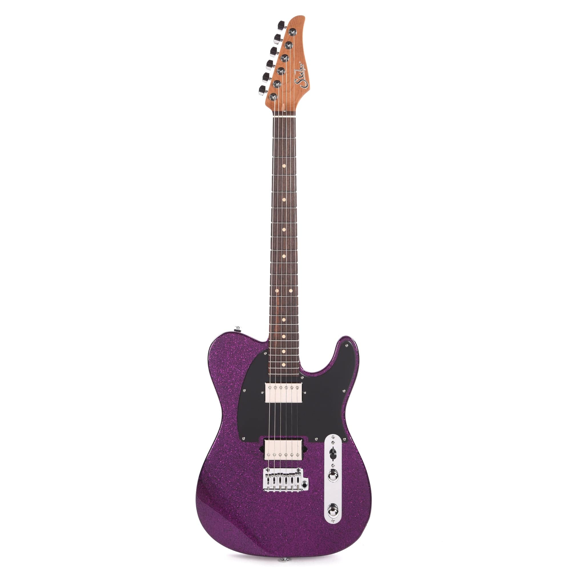 Suhr Custom Classic T Paulownia HH Purple Sparkle w/Roasted Neck & Ros ...