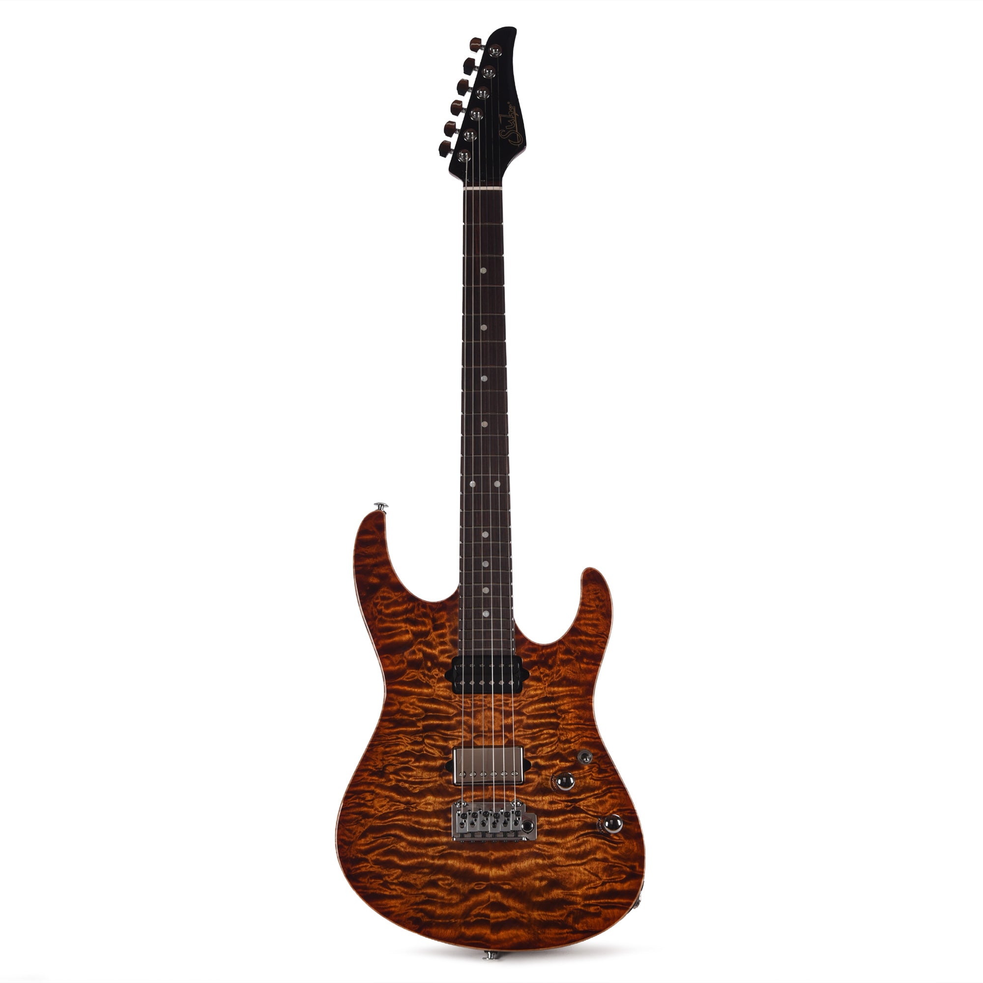 Suhr Custom Modern Carve Top Set Neck Copperhead Burst w/CME-Selected ...