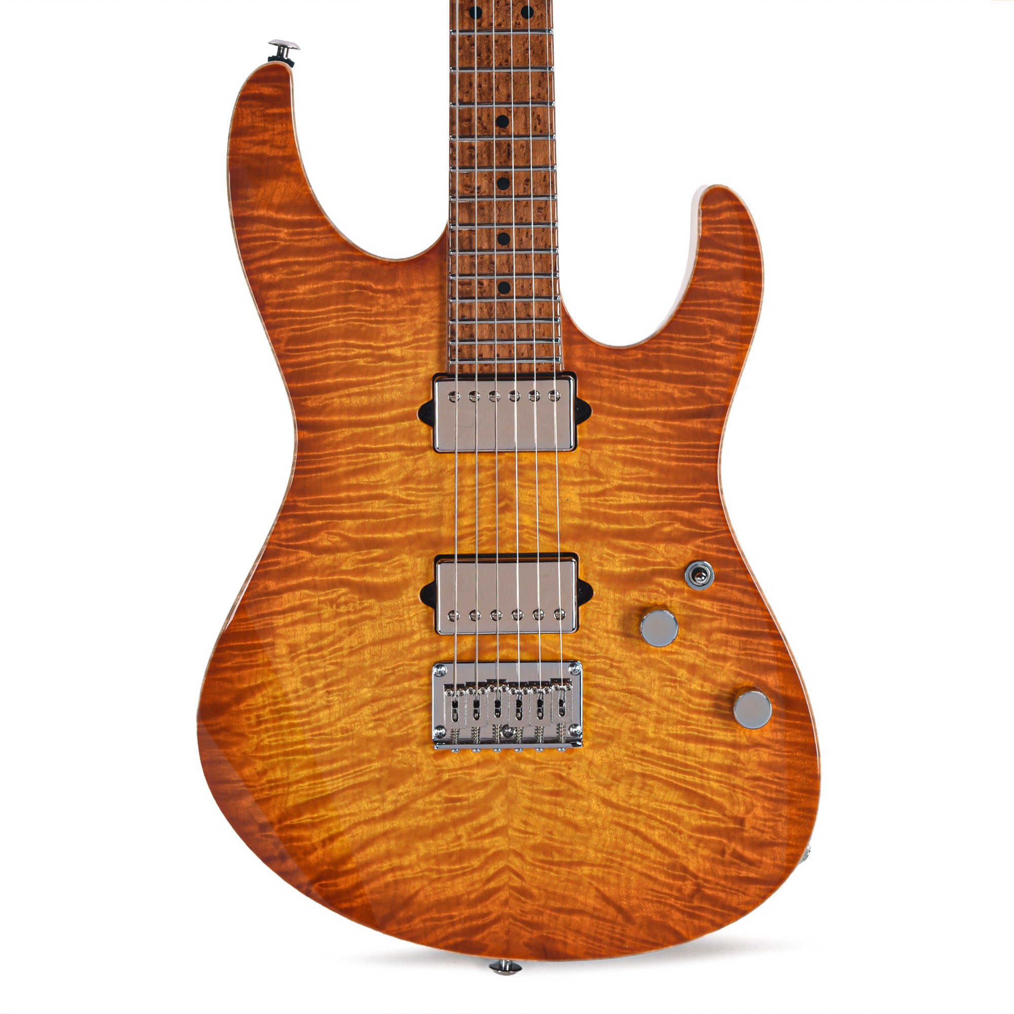 Suhr Custom Modern Set Neck Suhr Burst w/CME-Selected Angel Quilt Mapl ...