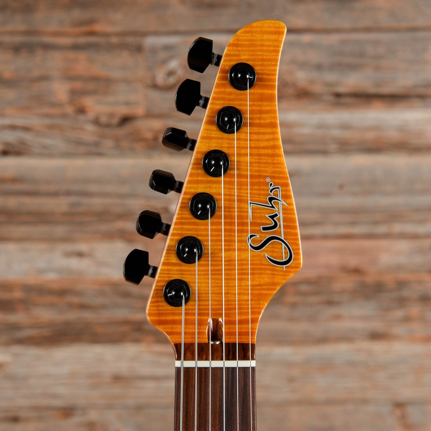 Suhr Custom Shop Standard Carve Top Transparent Amber 2023 – Chicago ...