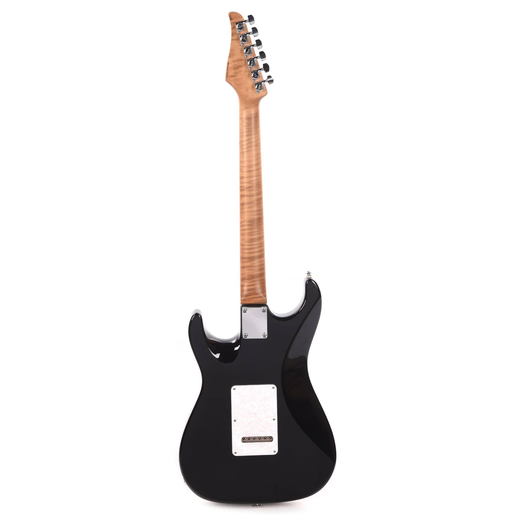 Suhr Custom Standard HSS Flame Maple/Alder Magenta Pink Stain w/Roaste ...