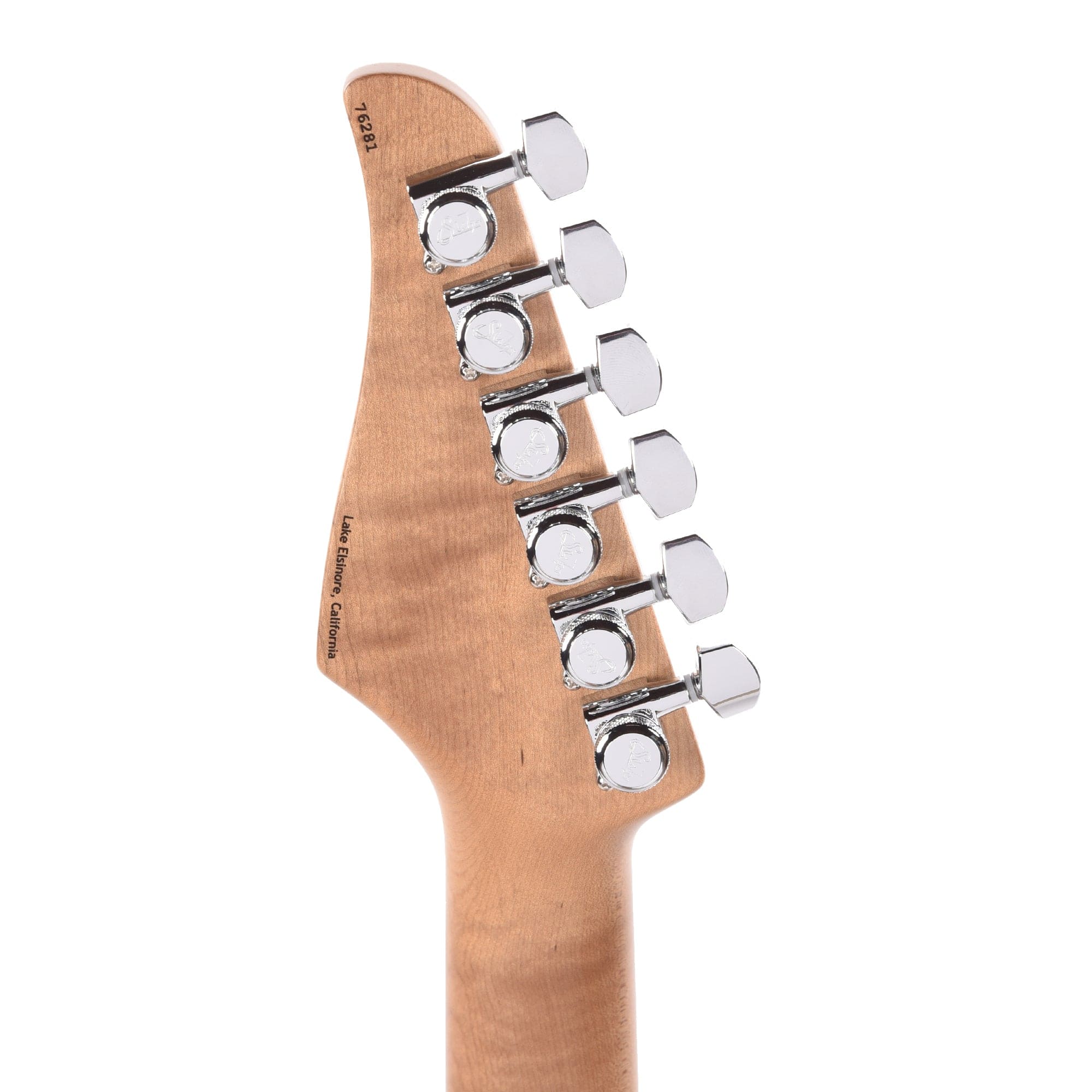Suhr Custom Standard HSS Flame Maple/Alder Magenta Pink Stain w/Roaste ...