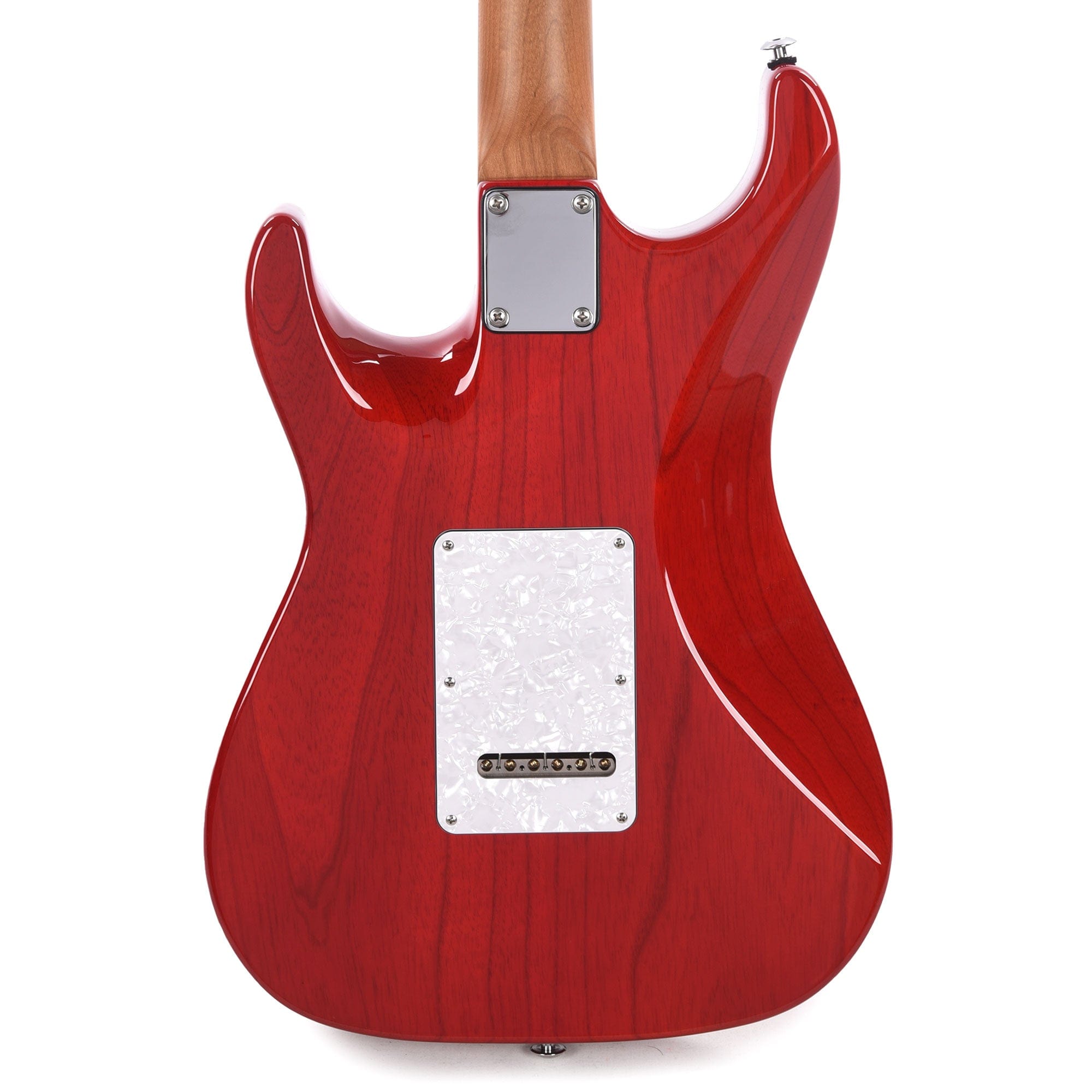 Suhr Custom Standard HSS Quilted Maple/Swamp Ash Transparent Red ...