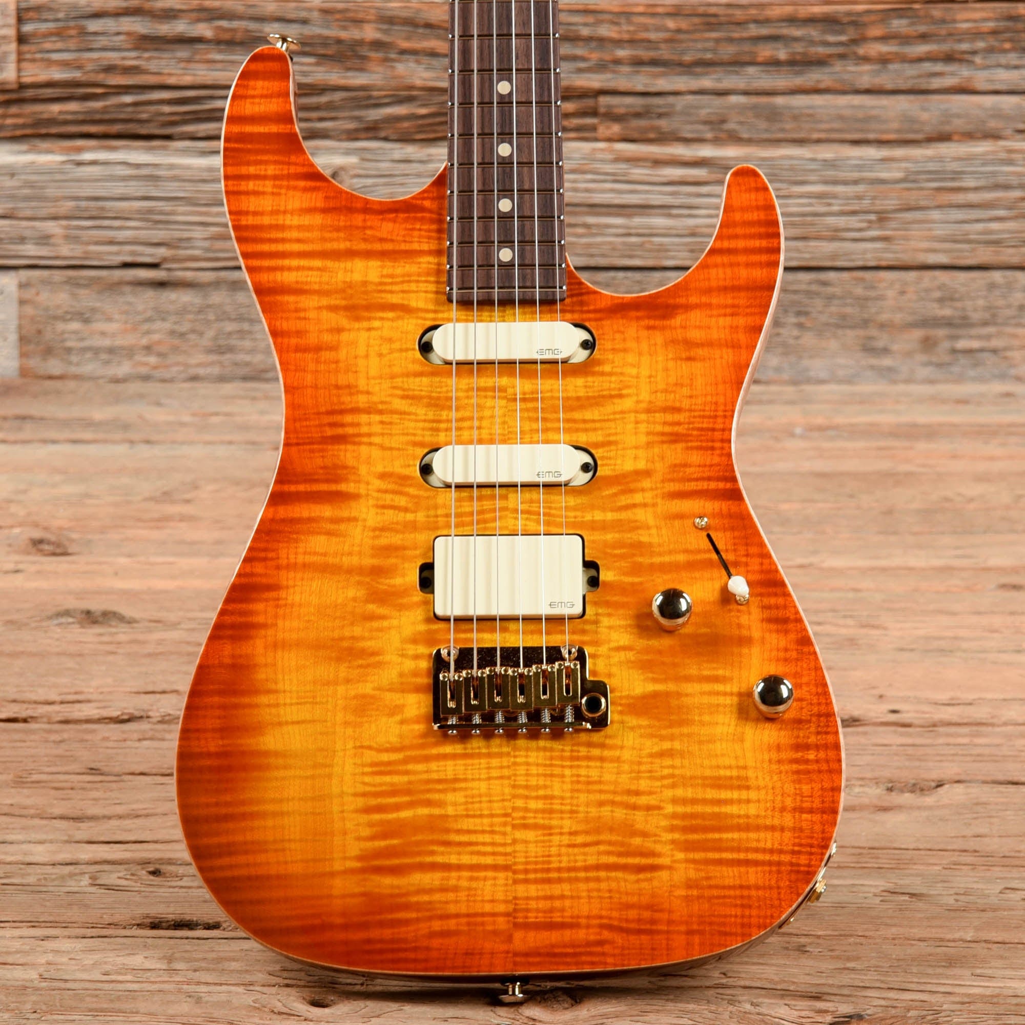 Suhr Limited Edition Standard Legacy Okoume/Curly Maple Sunburst ...