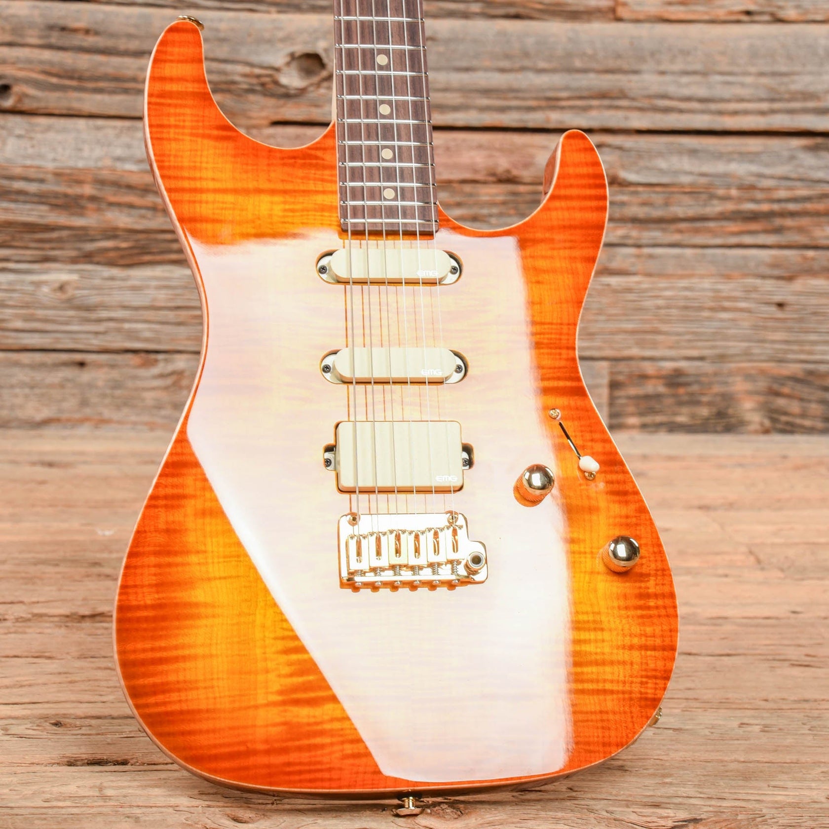 Suhr Limited Edition Standard Legacy Okoume/Curly Maple Sunburst ...