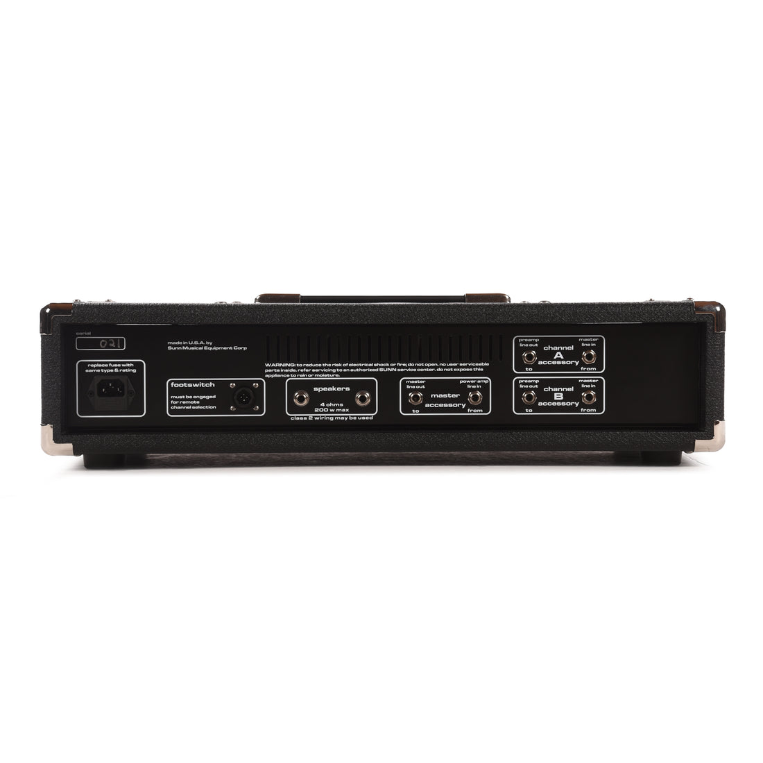 Sunn Beta Bass 200W Solid State CMOS Bass Amp Head w/ Footswitch ...