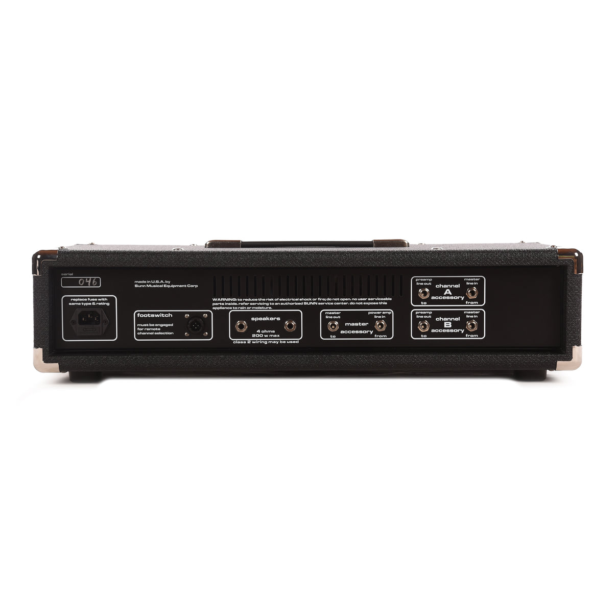 Sunn Beta Lead 200W Solid State CMOS Guitar Amp Head w/ Footswitch ...
