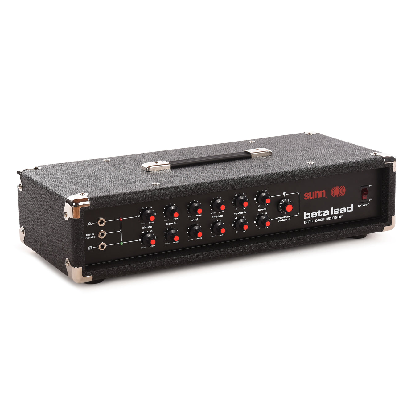 Sunn Beta Lead 200W Solid State CMOS Guitar Amp Head w/ Footswitch ...