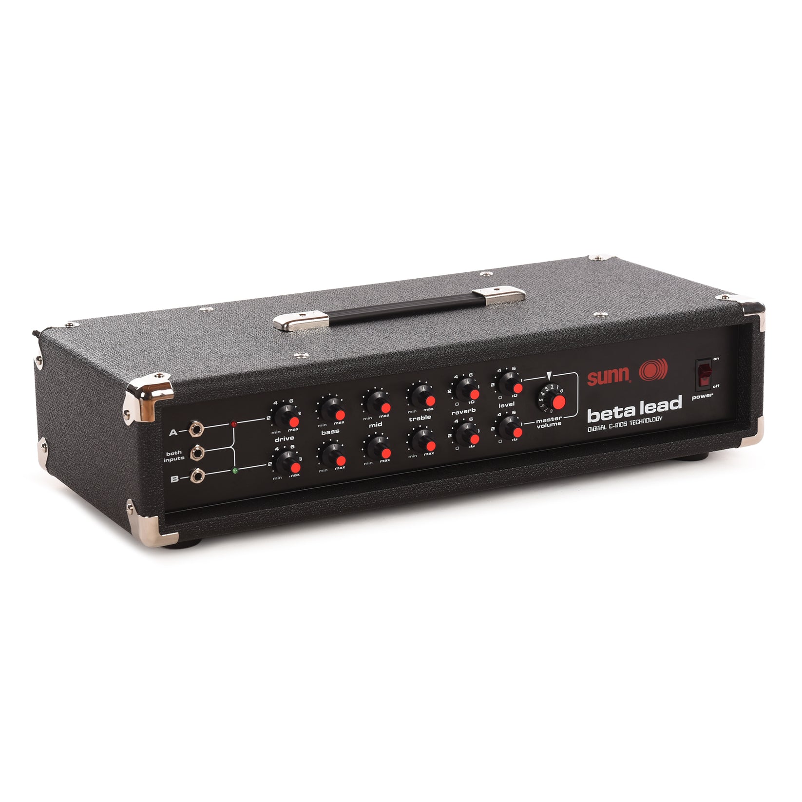 Sunn Beta Lead 200W Solid State CMOS Guitar Amp Head w/ Footswitch ...