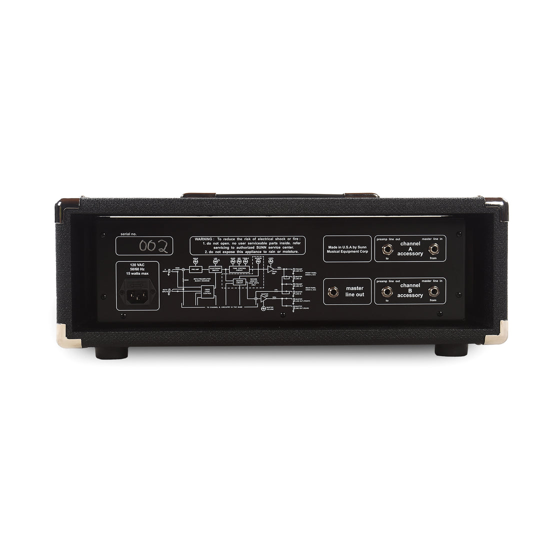 Sunn PL20 CMOS Preamplifier w/ Enclosure – Chicago Music Exchange