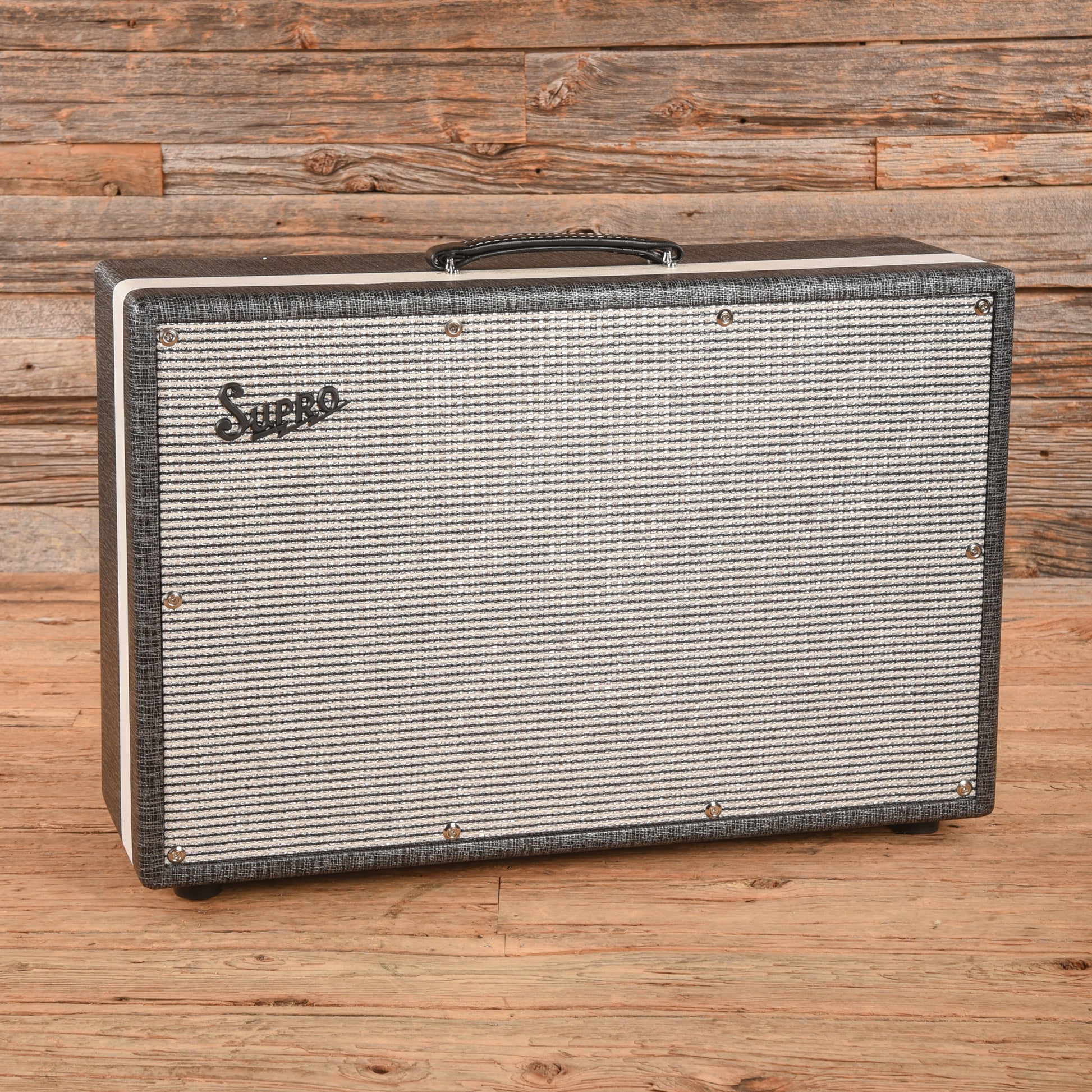 Supro 1799 Statesman 2x12" Guitar Speaker Cab – Chicago Music Exchange