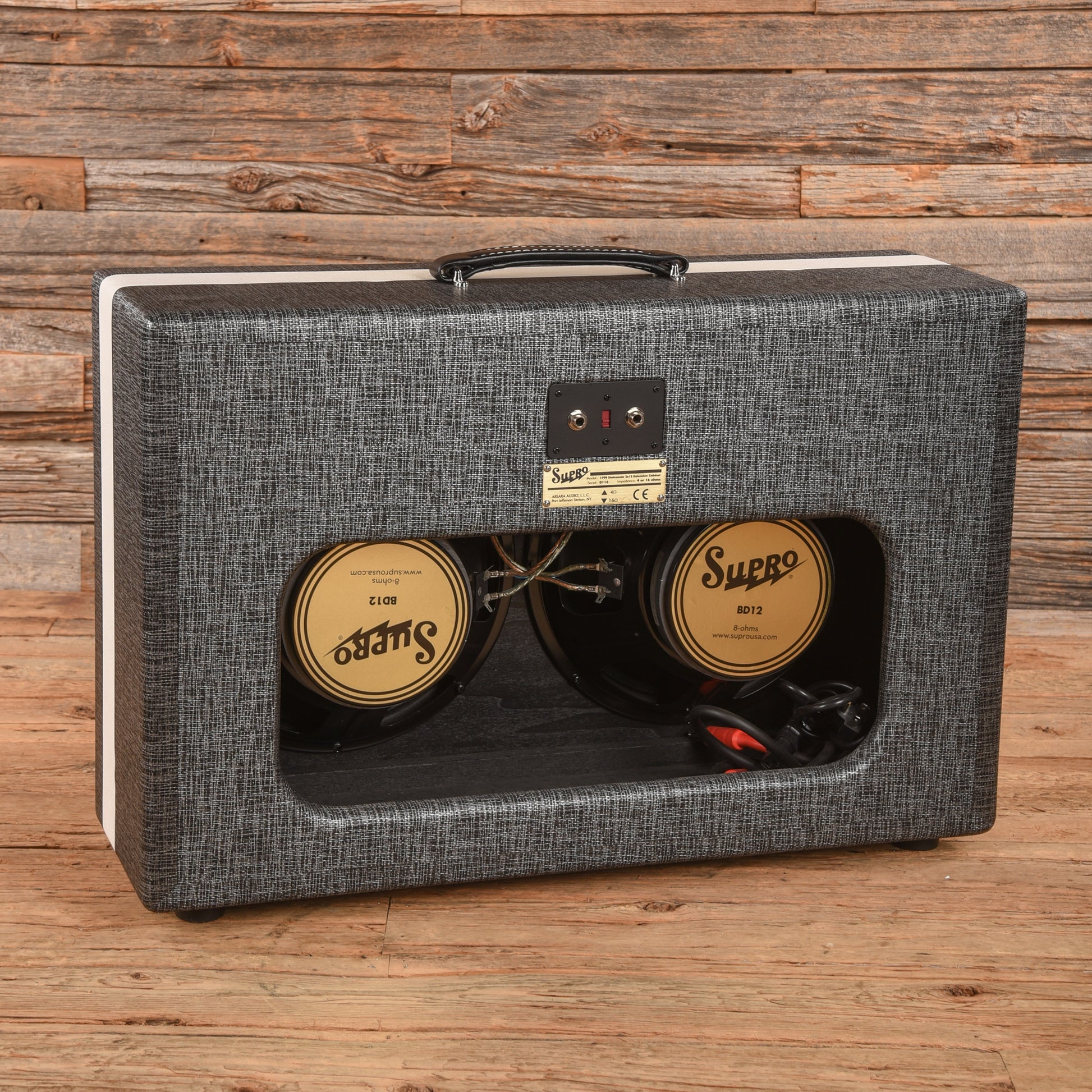 Supro 1799 Statesman 2x12" Guitar Speaker Cab – Chicago Music Exchange
