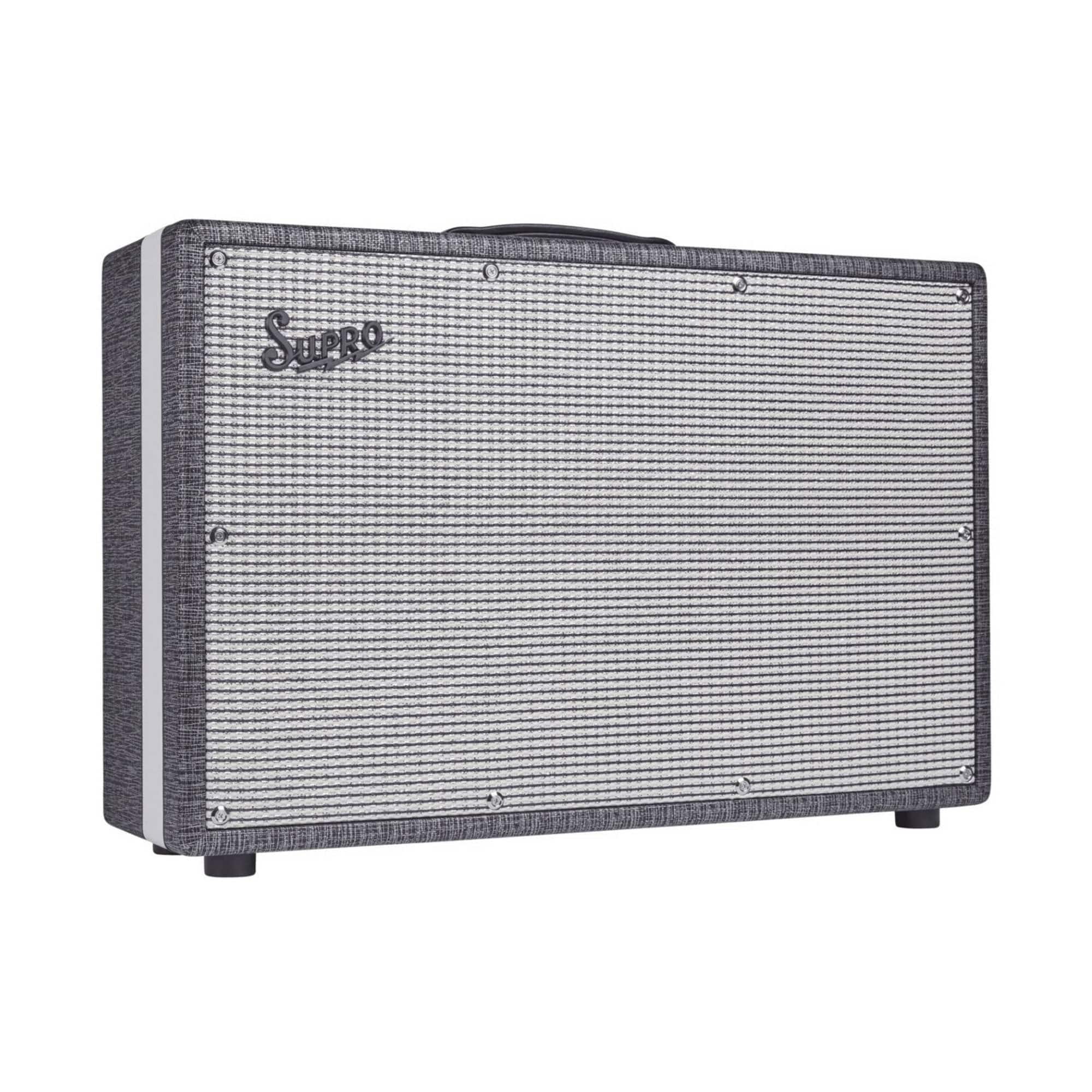 Supro Black Magick 2x12 Guitar Amp Cabinet Black Rhino – Chicago Music ...