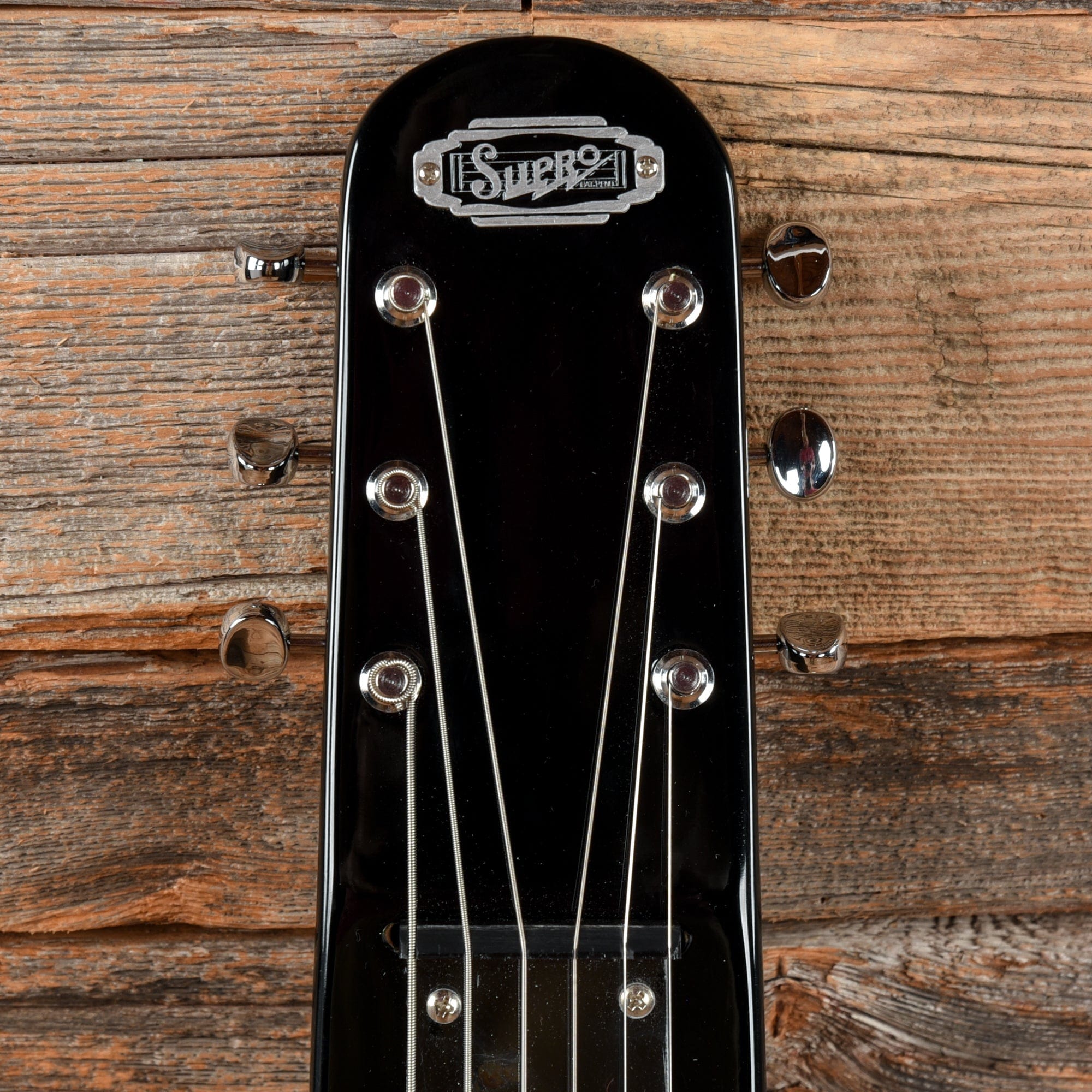 Supro 1466BW Jet Airliner Lapsteel Black – Chicago Music Exchange