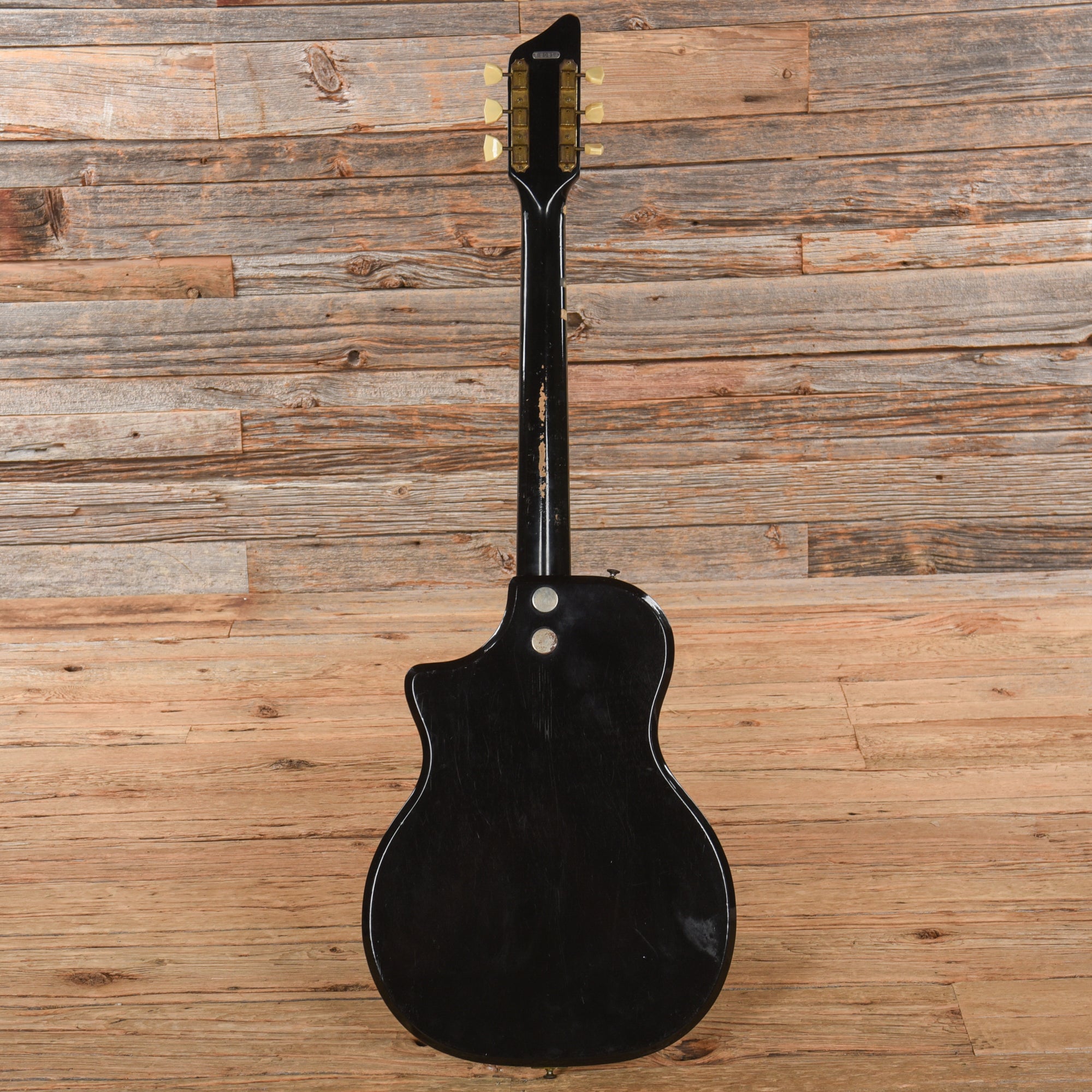 Supro Triple-Tone Guitar Model 1575 Black 1959 – Chicago Music Exchange