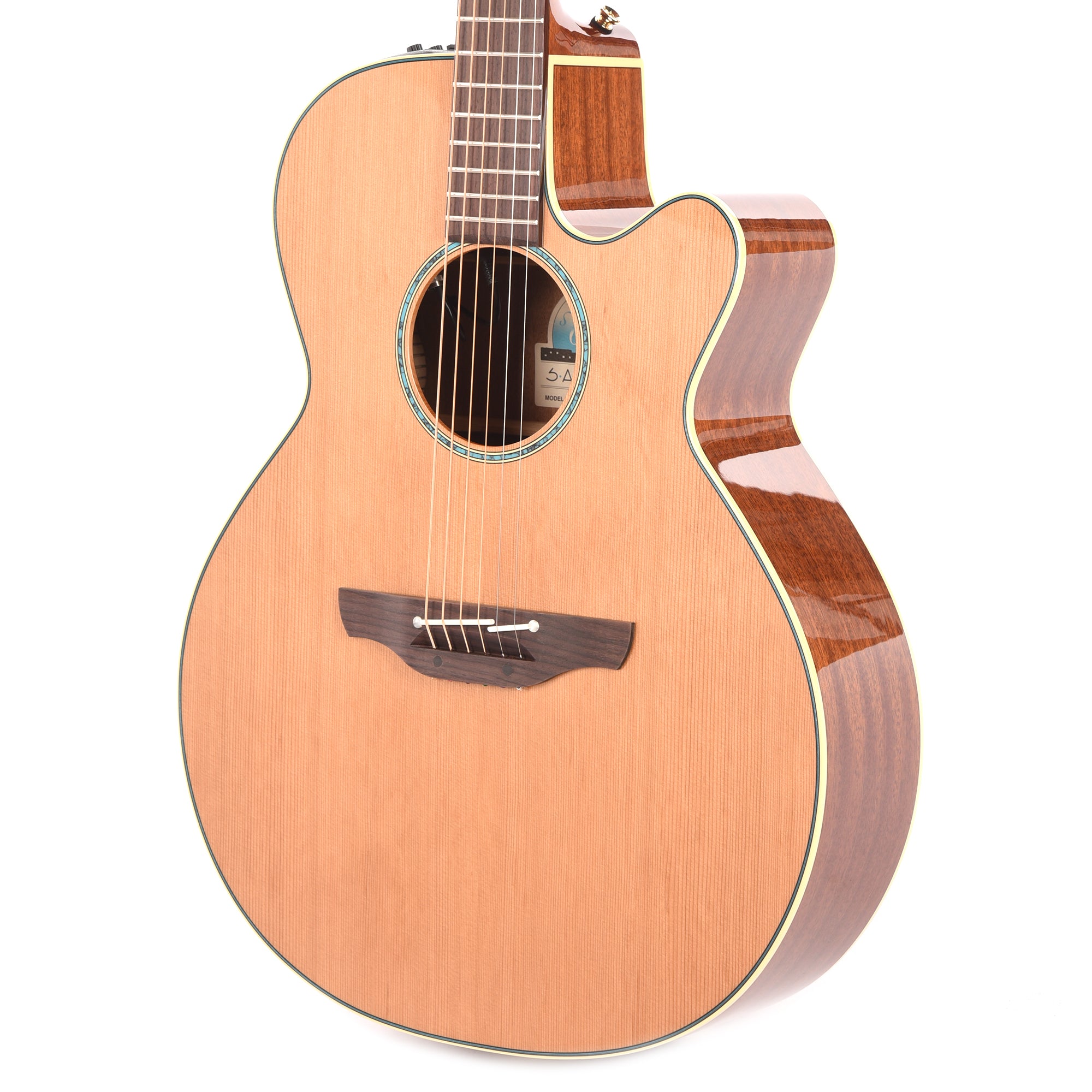 Takamine TSF40C NEX Santa Fe Series Acoustic-Electric Guitar Cutaway N ...