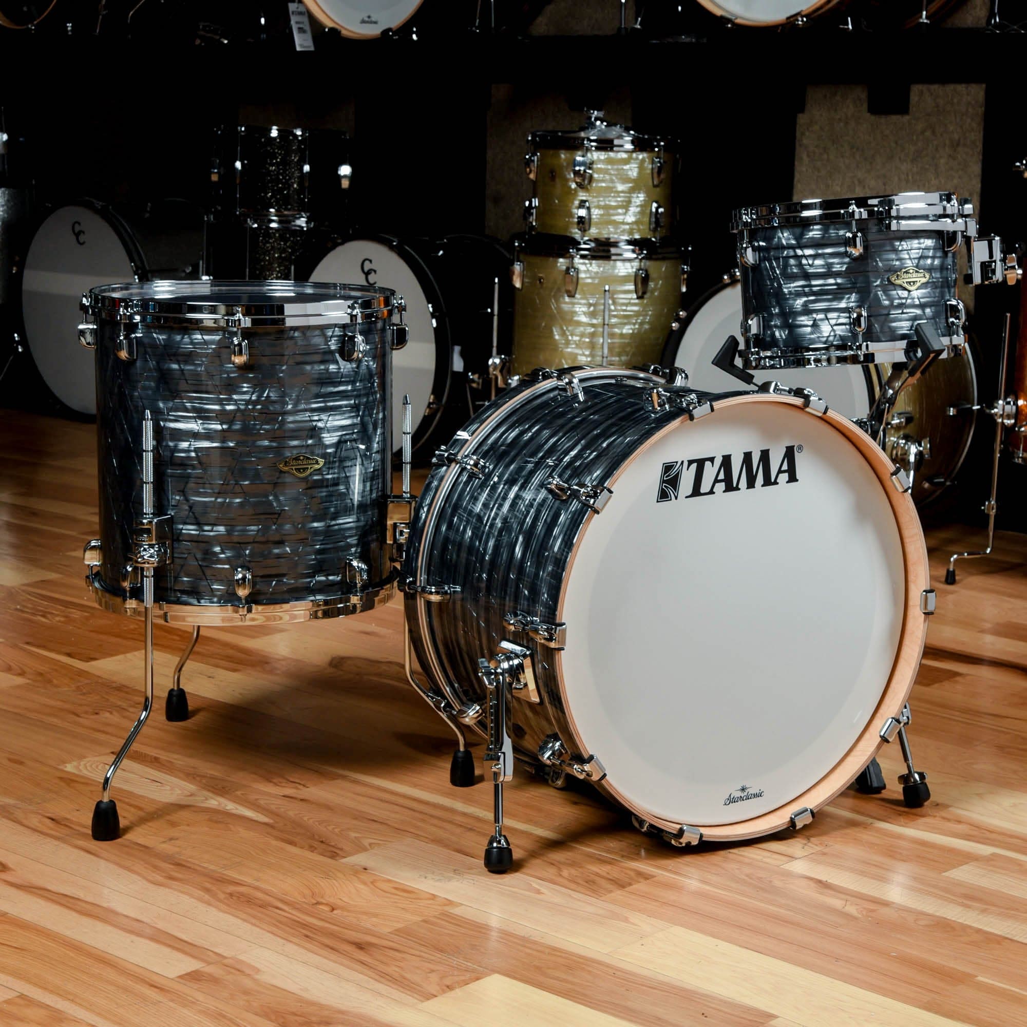 Tama Starclassic 12/16/22 3pc. Walnut/Birch Drum Kit Charcoal Onyx ...