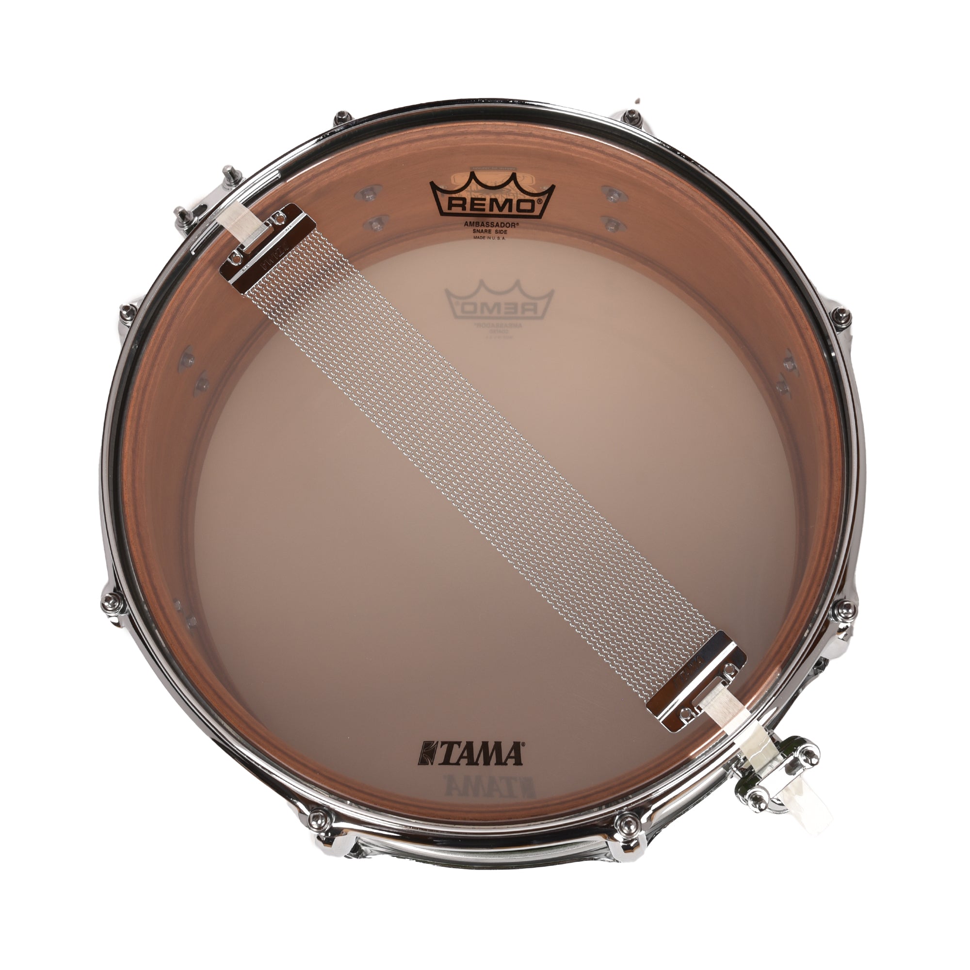 Tama Simon Phillips Signature African Mahogany 14x6.5 Snare drum ...