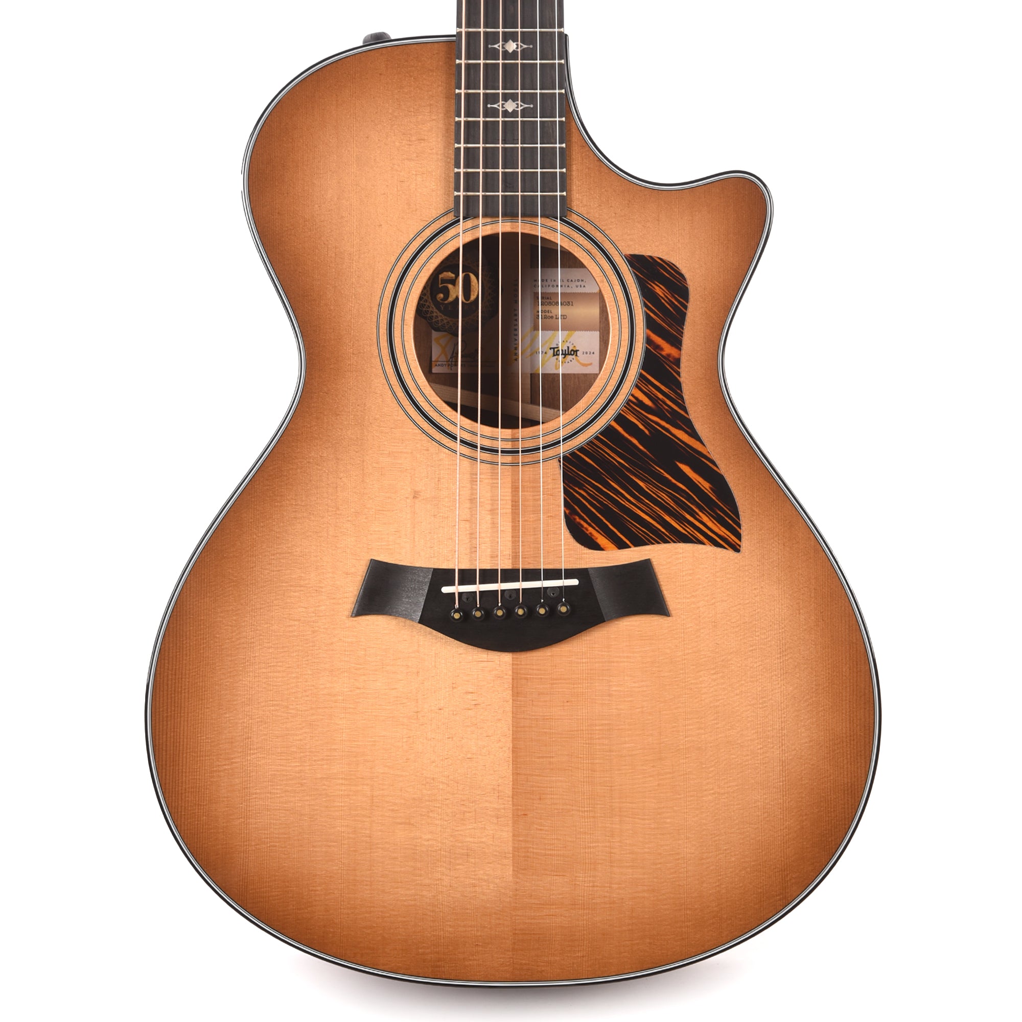 Taylor 50th Anniversary Limited 312ce Grand Concert Torrefied Sitka/Sa ...