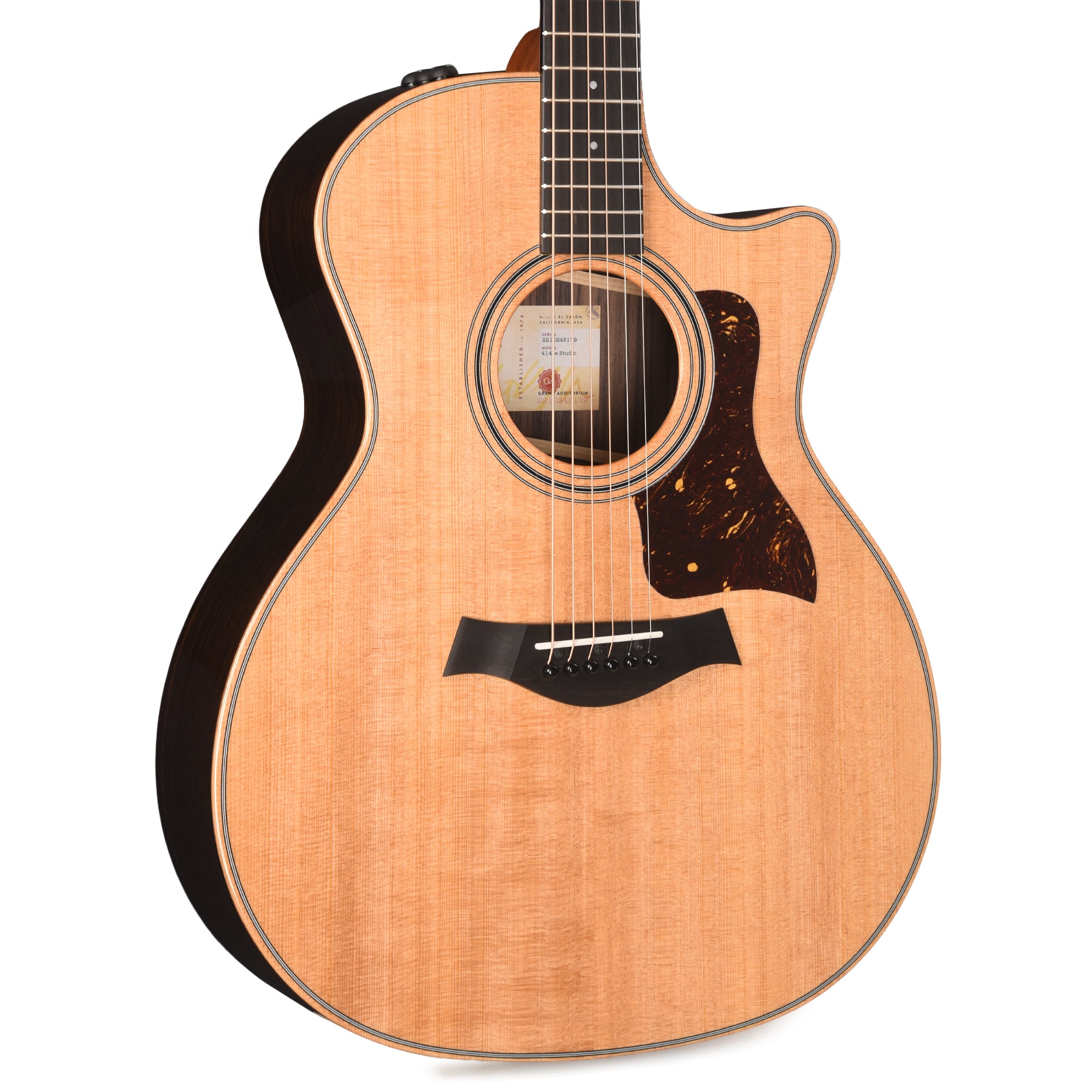 Taylor 414ce Studio Grand Auditorium Torrefied Sitka/Indian Rosewood N ...