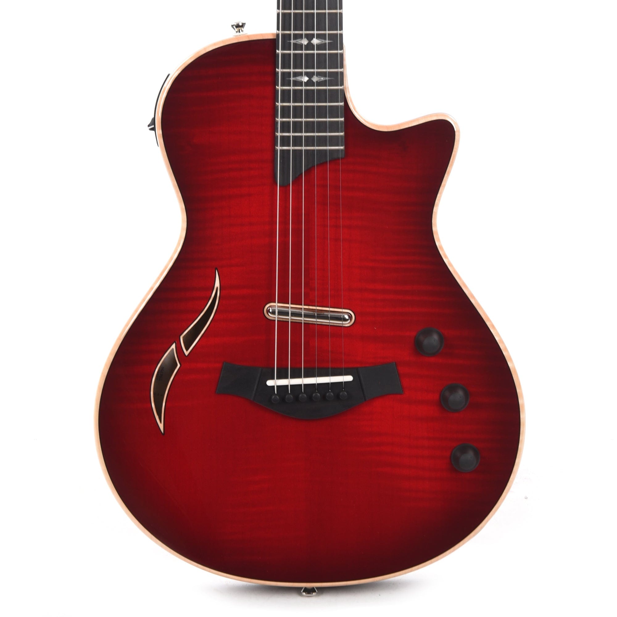 Taylor T5z Pro Figured Big Leaf Maple Cayenne Red – Chicago Music Exchange