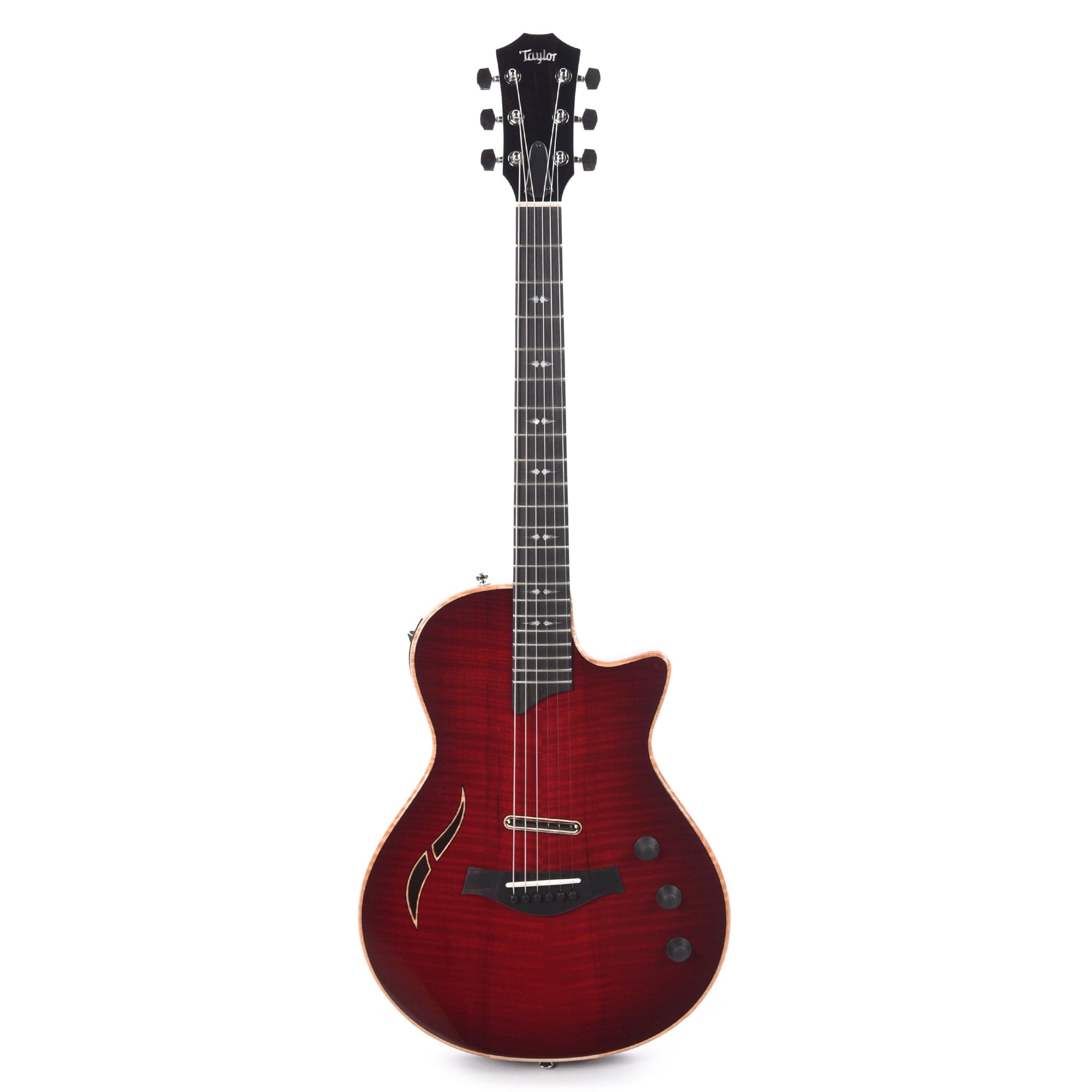 Taylor T5z Pro Figured Big Leaf Maple Cayenne Red – Chicago Music Exchange