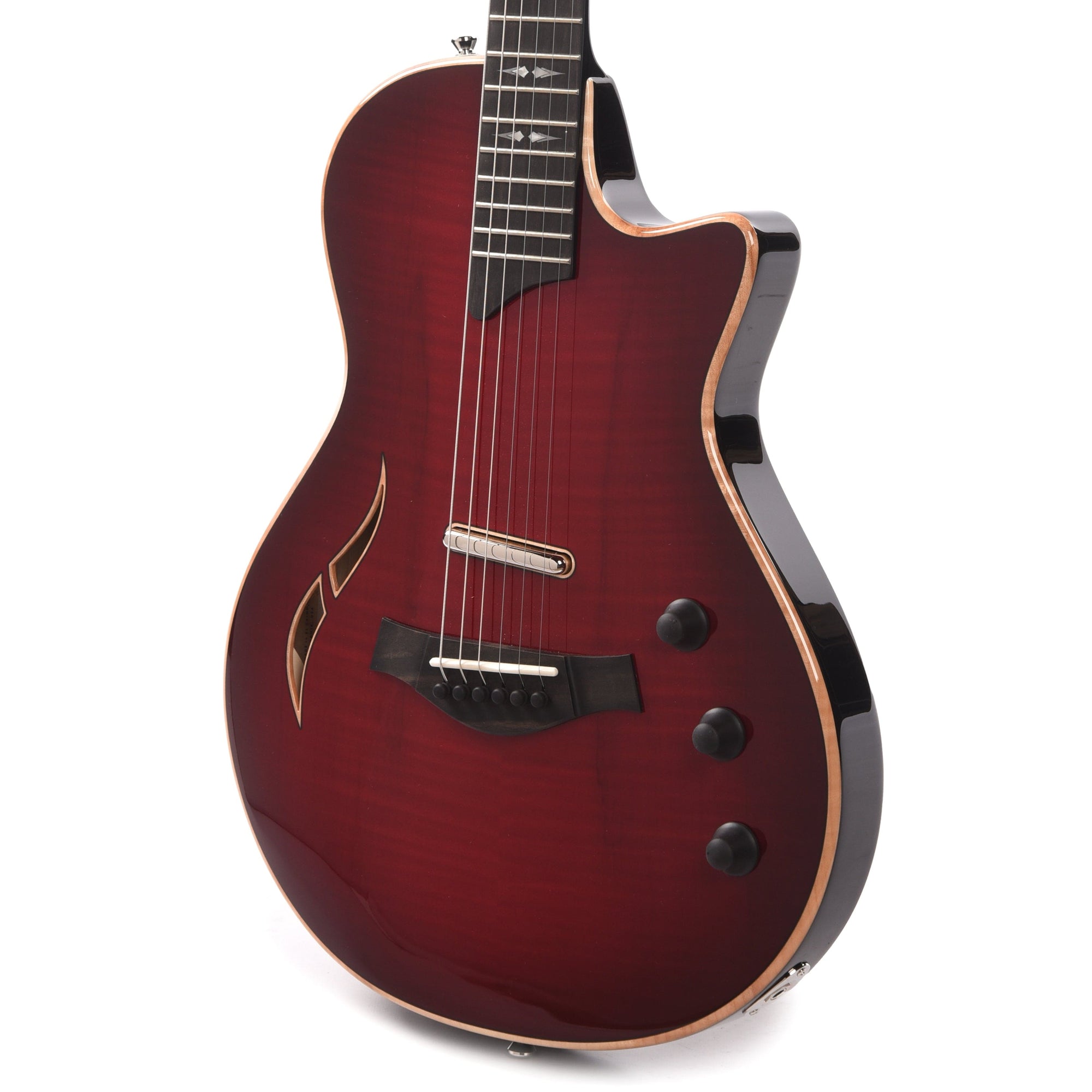 Taylor T5z Pro Figured Big Leaf Maple Cayenne Red – Chicago Music Exchange