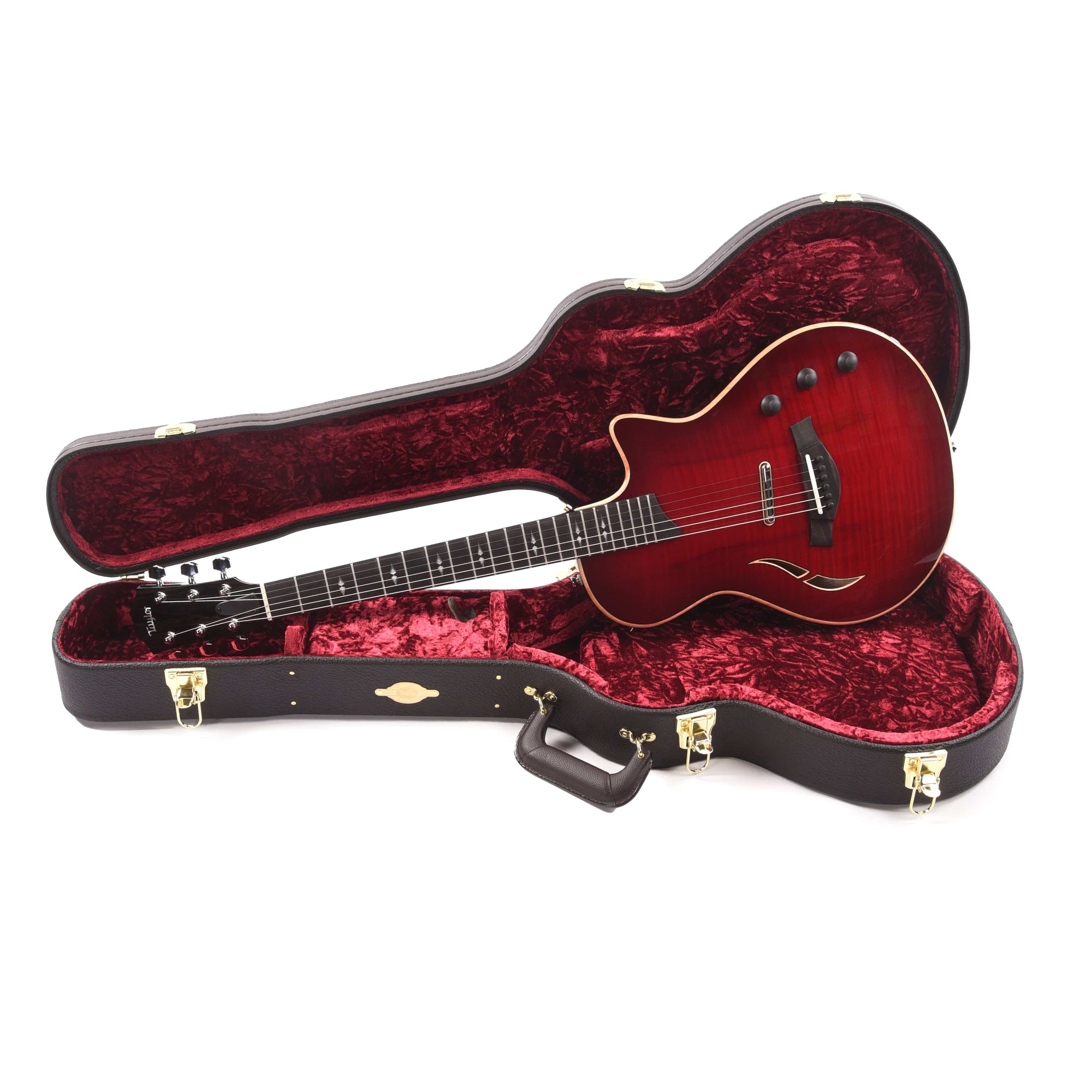 Taylor T5z Pro Figured Big Leaf Maple Cayenne Red – Chicago Music Exchange