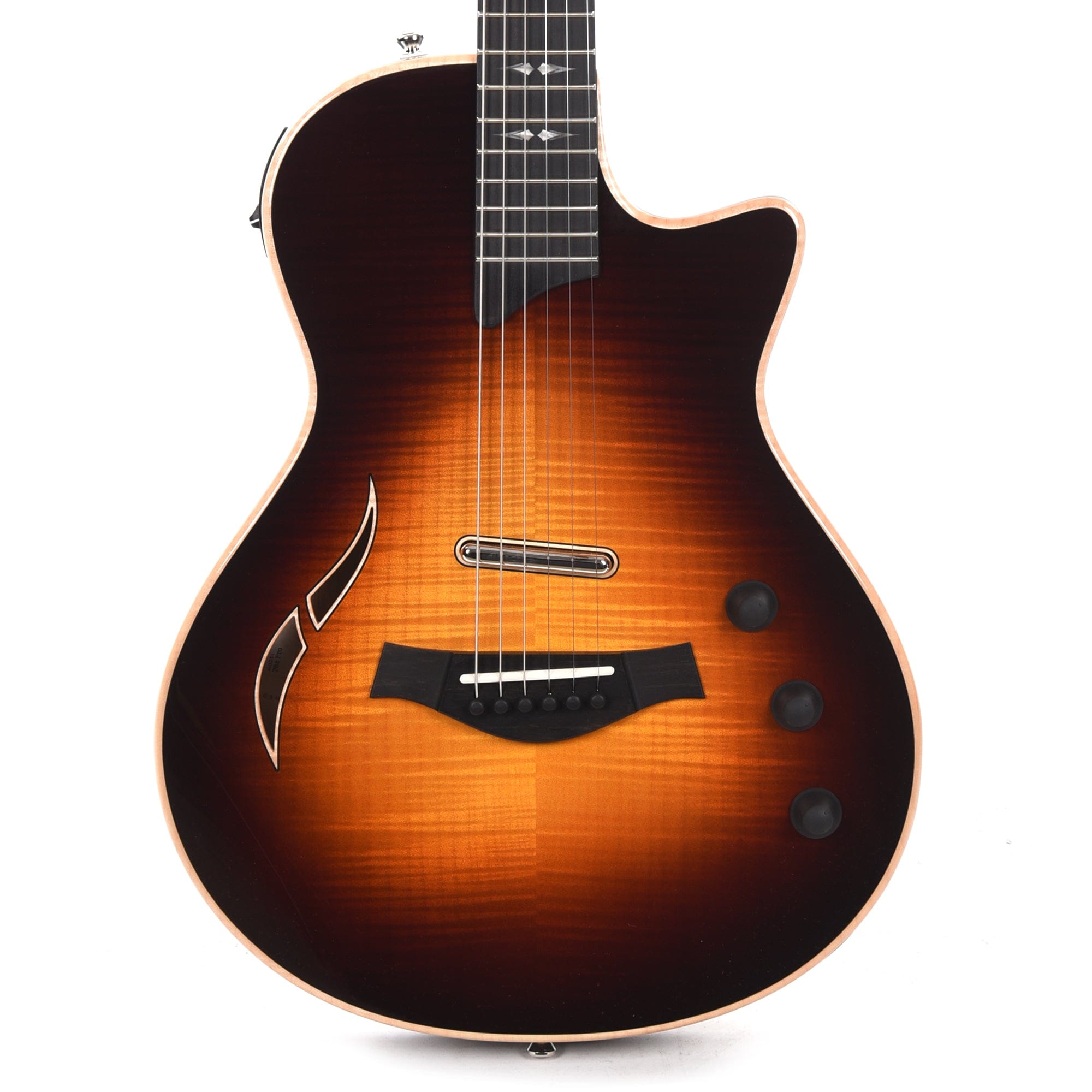 Taylor T5z Pro Figured Big Leaf Maple Dark Tobacco Sunburst – Chicago ...