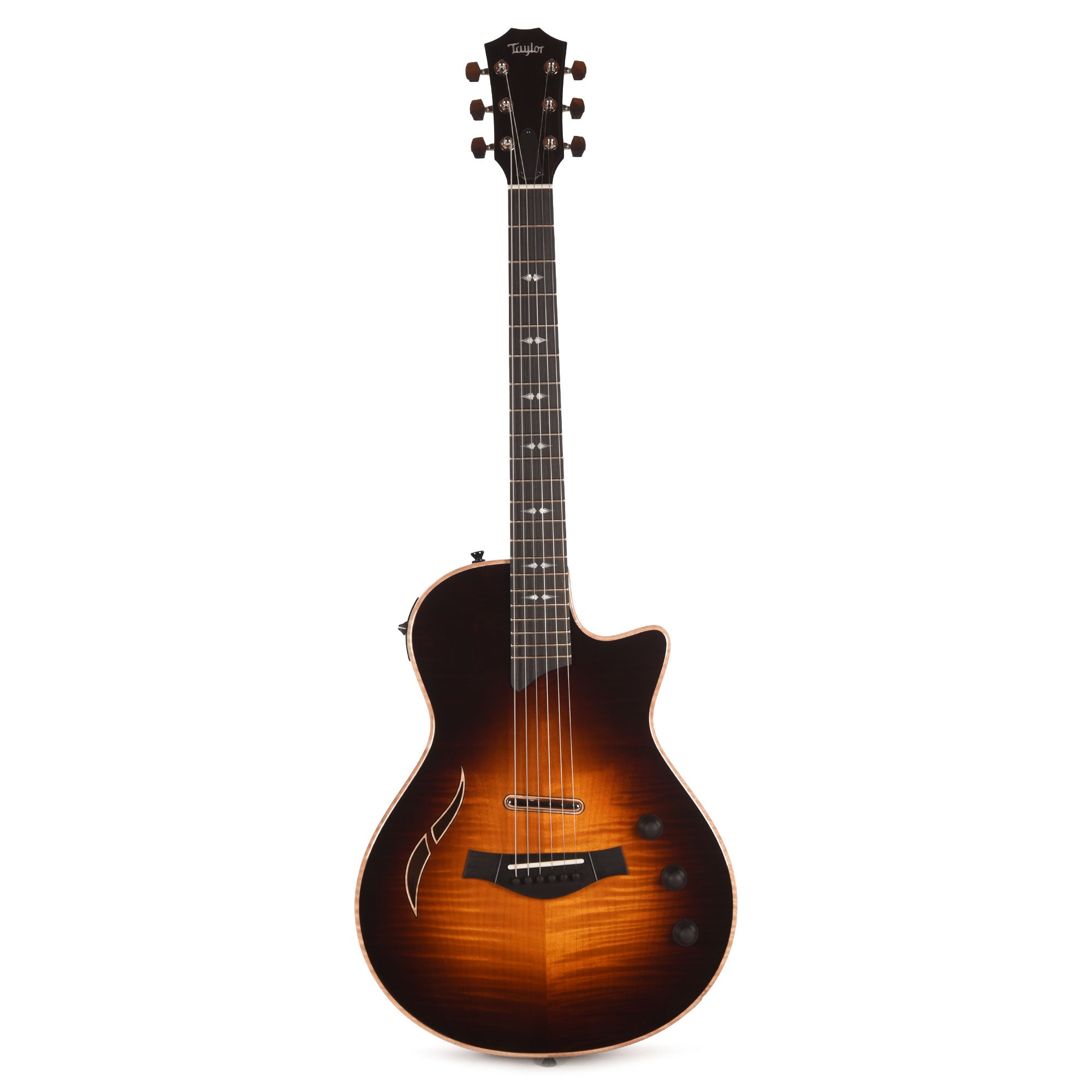 Taylor T5z Pro Figured Big Leaf Maple Dark Tobacco Sunburst – Chicago ...