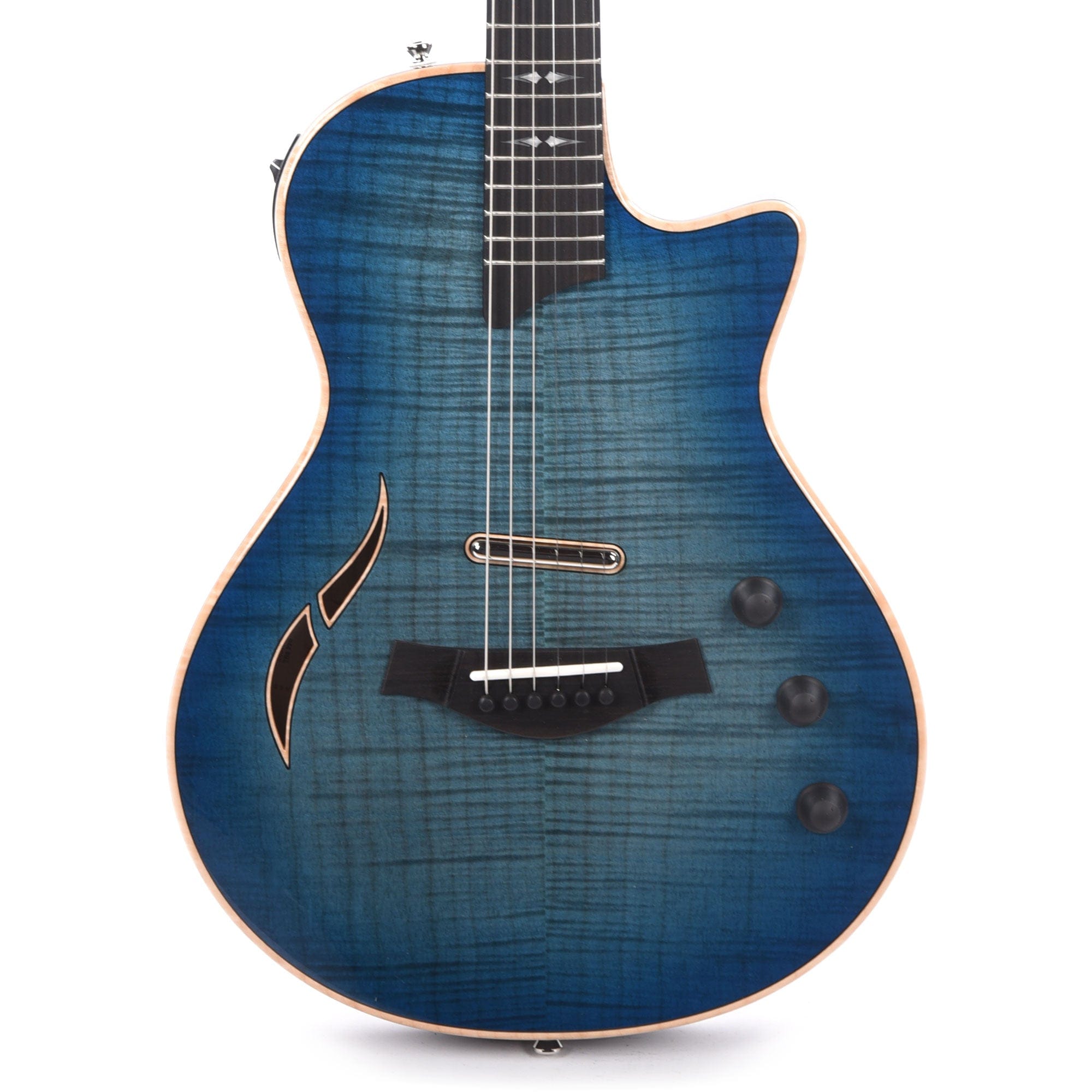 Taylor T5z Pro Figured Big Leaf Maple Harbor Blue – Chicago Music Exchange