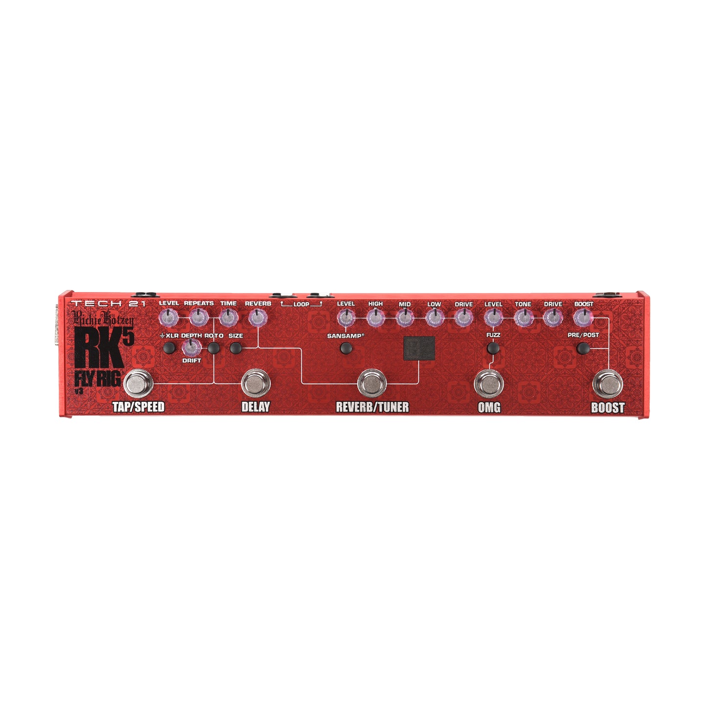 Tech 21 SansAmp Richie Kotzen RK5 Signature Fly Rig (v3) Pedal ...