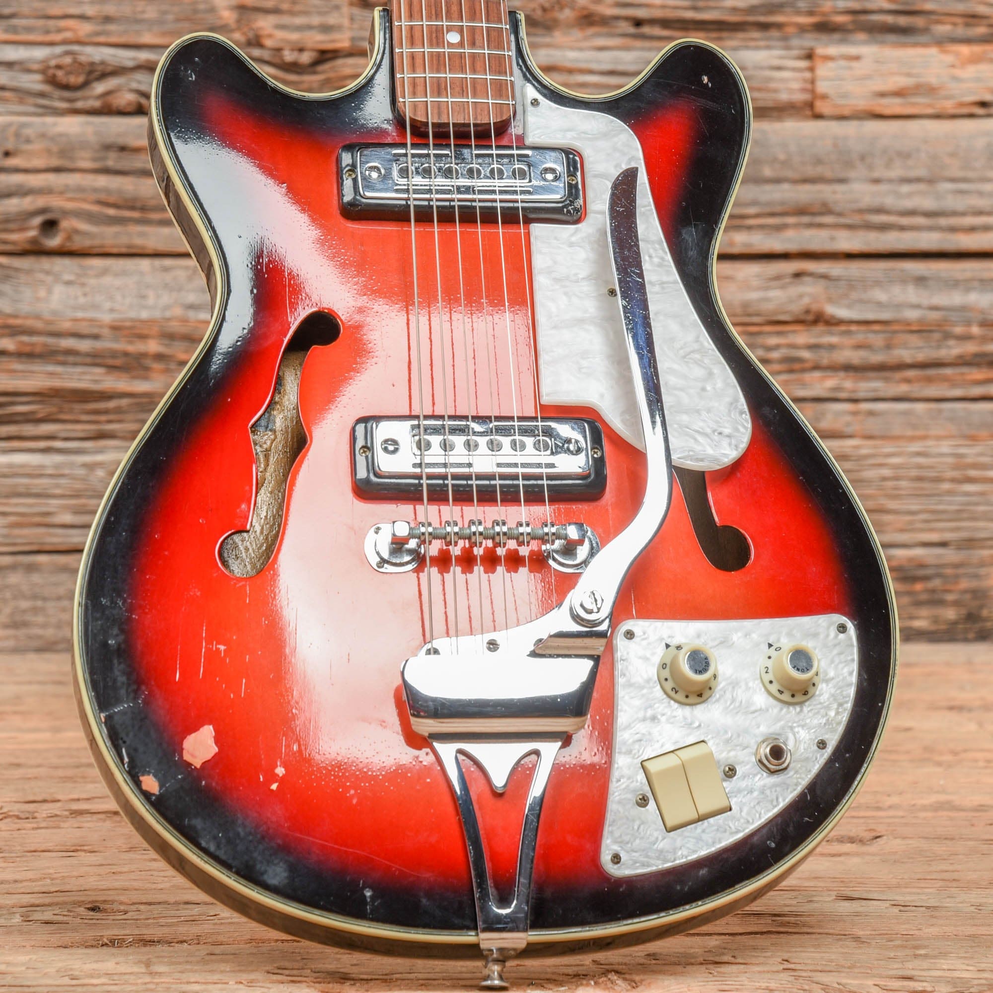 Teisco EP-8T Sunburst 1960s – Chicago Music Exchange